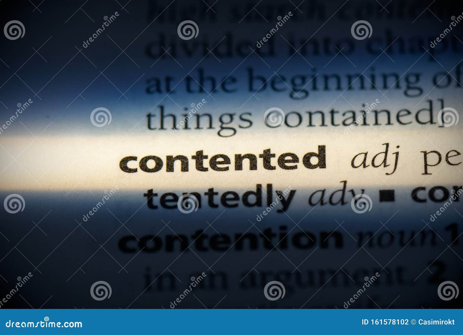 Contendent stock photo. Image of linguistic, word, detail - 161578102