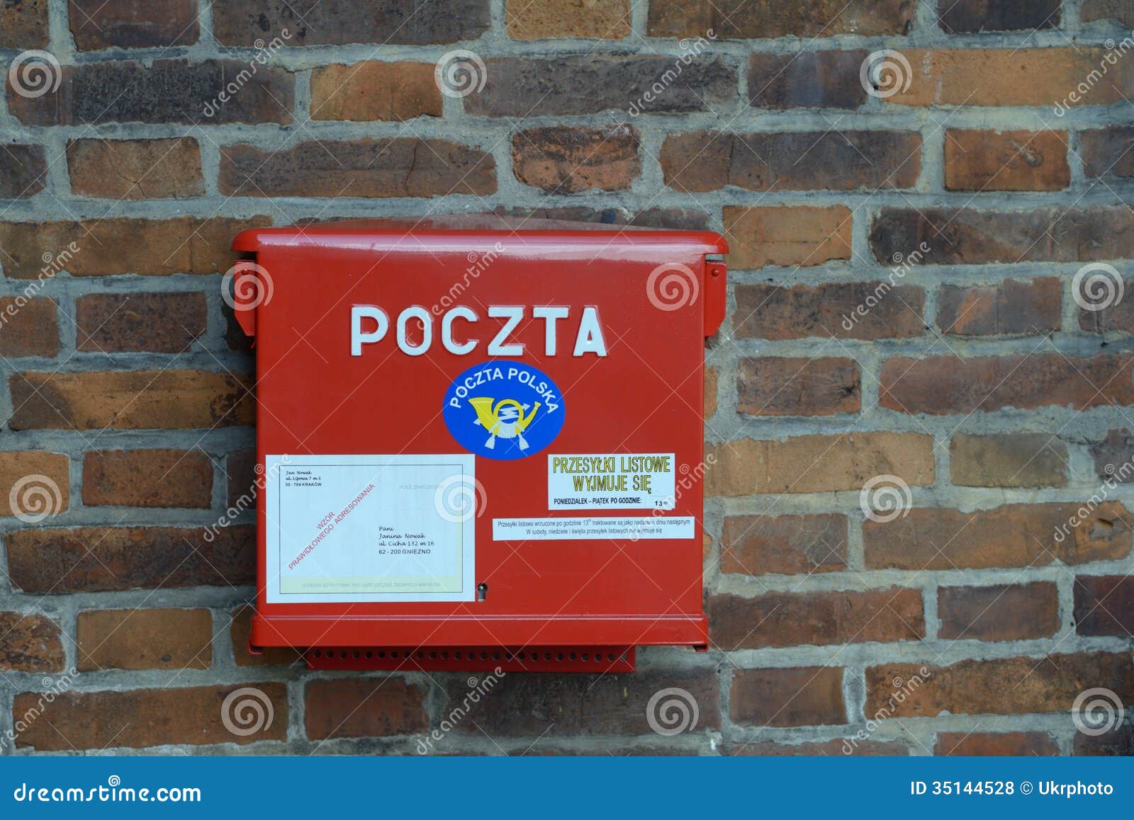 Contenitore Di Posta a Cracovia, Polonia Fotografia Stock Editoriale ...
