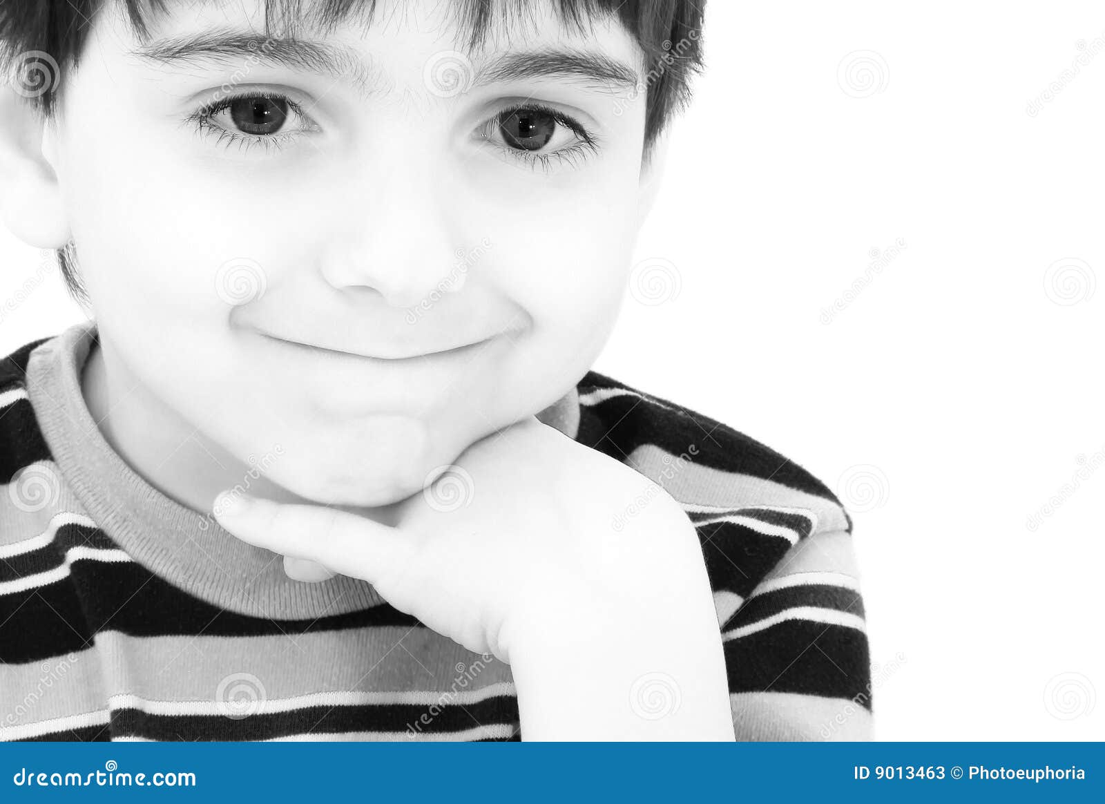 Content Boy stock image. Image of portrait, smile, child - 9013463