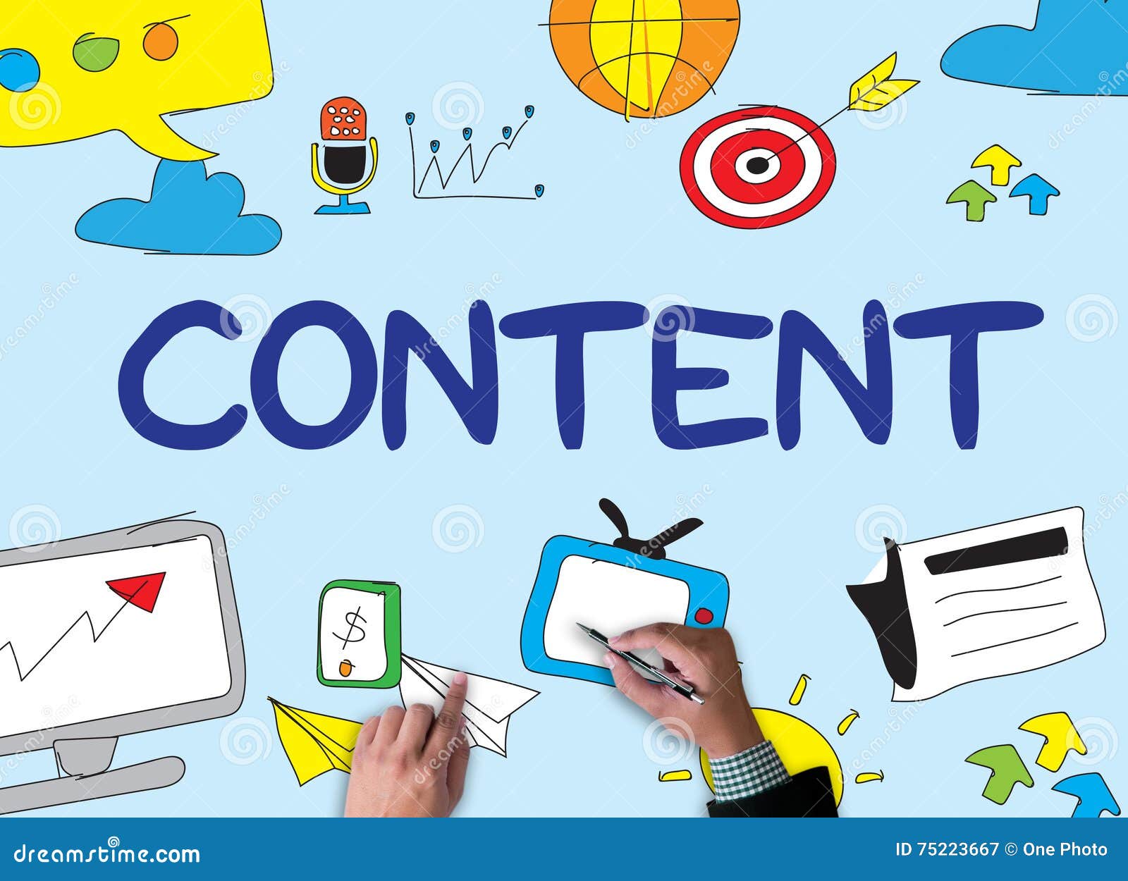 CONTENT (Content Data Blogging Media&Social Networking Connect Stock ...