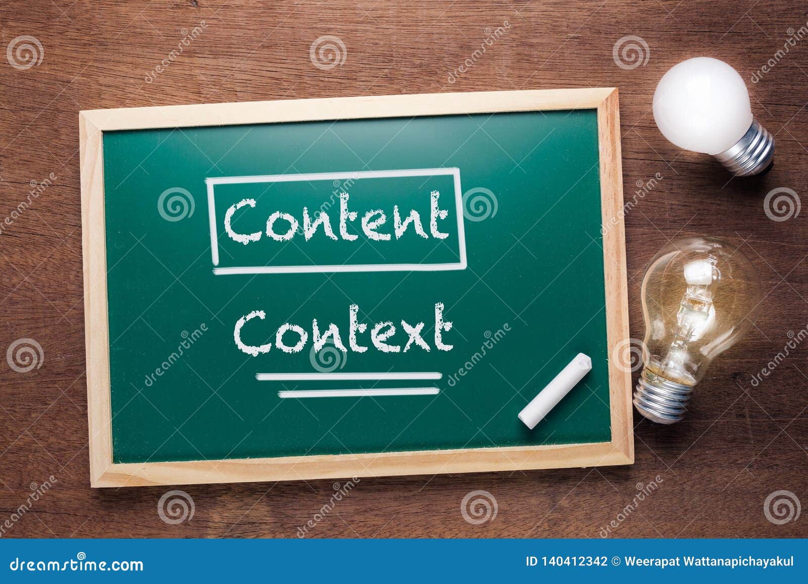 Content and Context stock photo. Image of blog, lightbulbs - 140412342