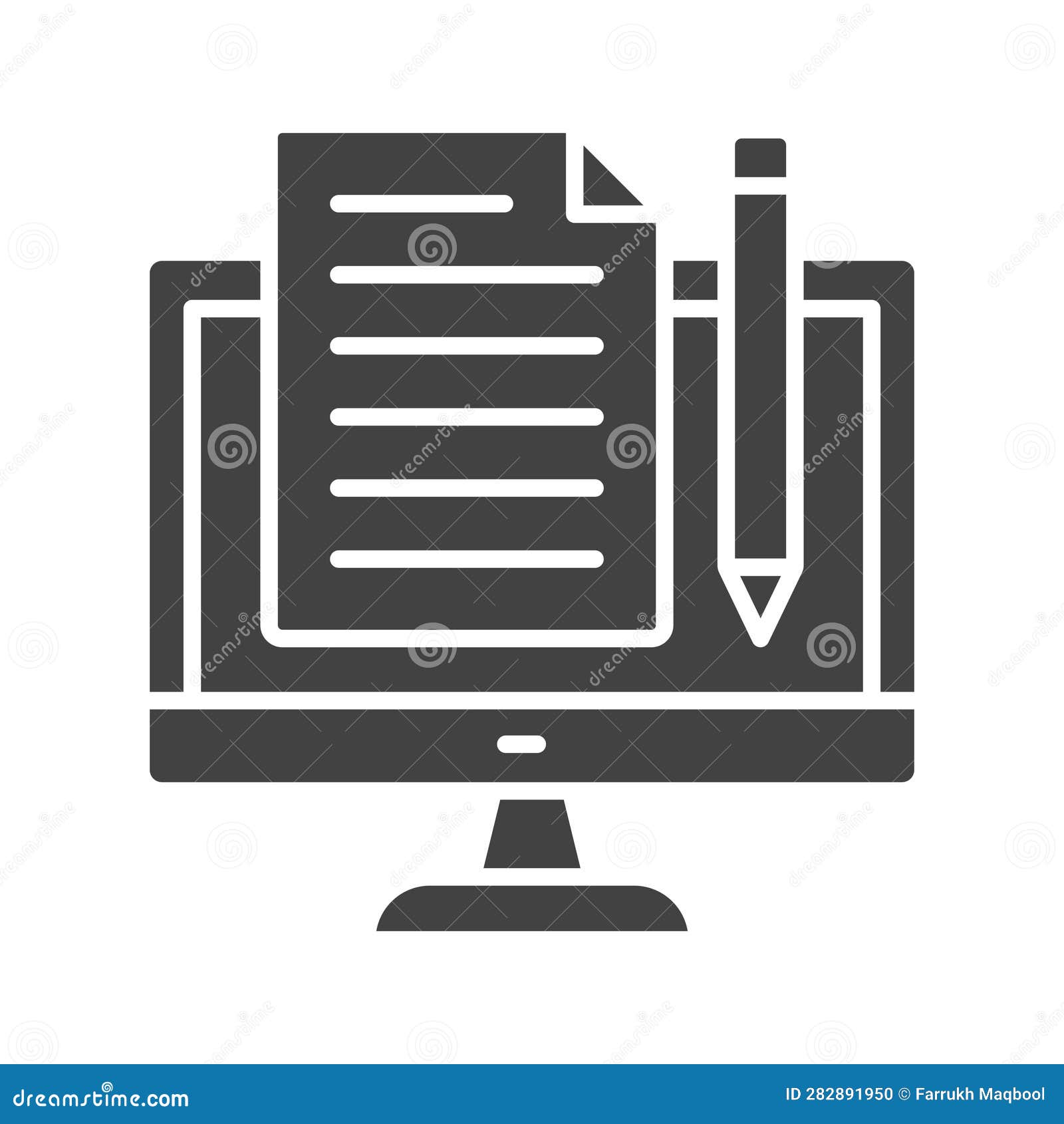 Content Creator Icon Image. Stock Vector - Illustration of vlog, line ...