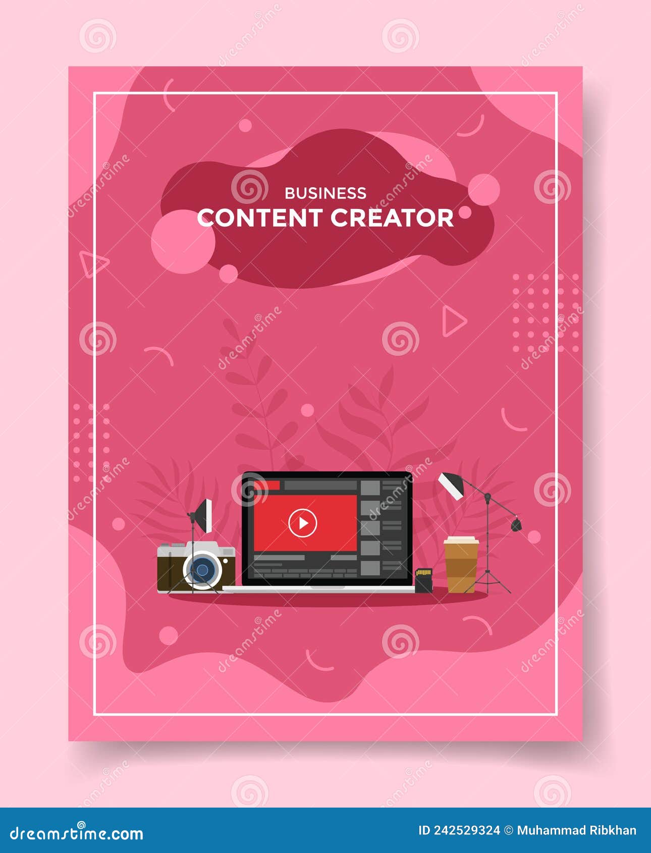Content Creator for Template of Banners, Flyer, Books, and Magazine ...