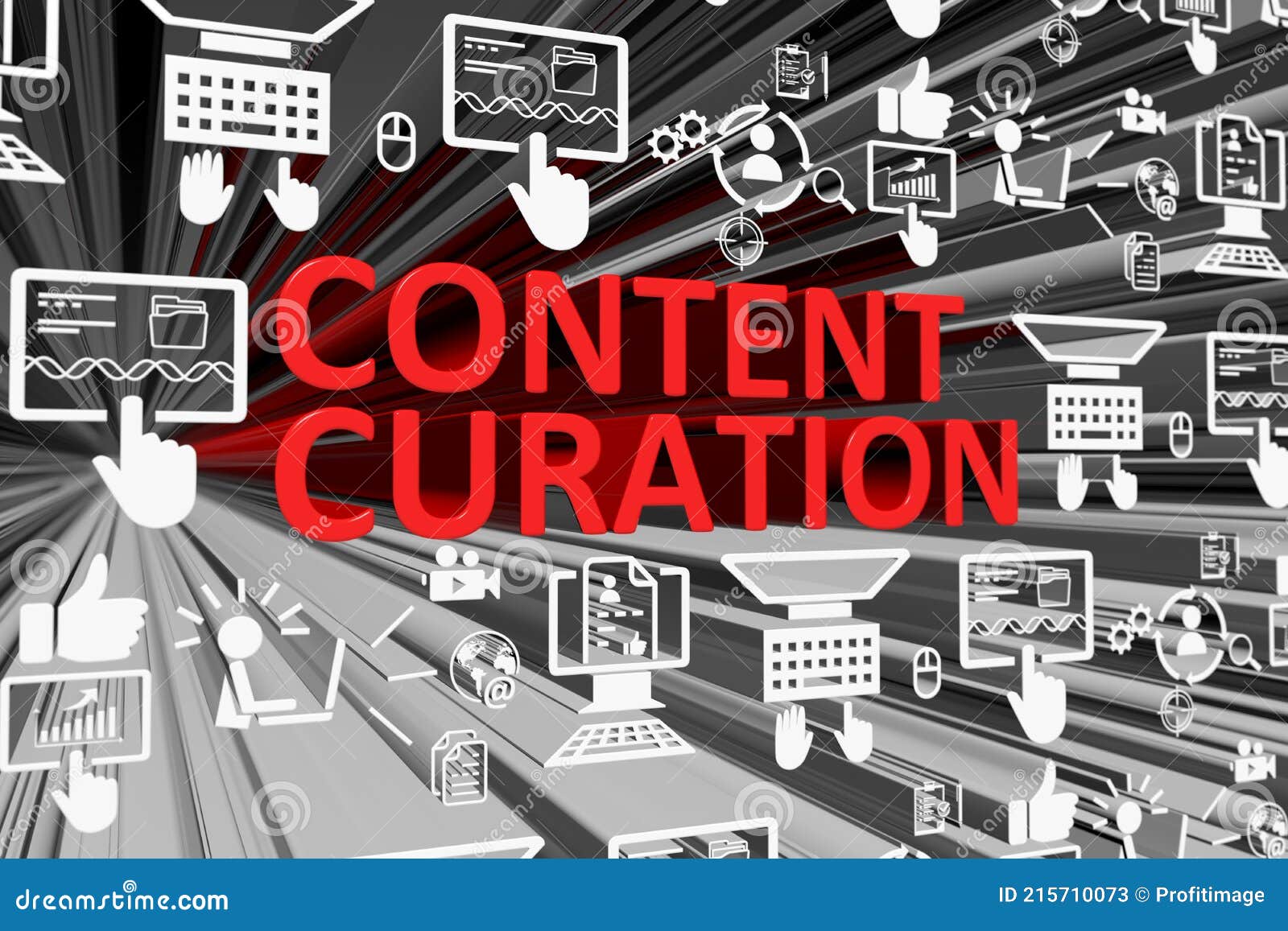 Content Curation Icon. Monochrome Simple Community Icon For Templates ...