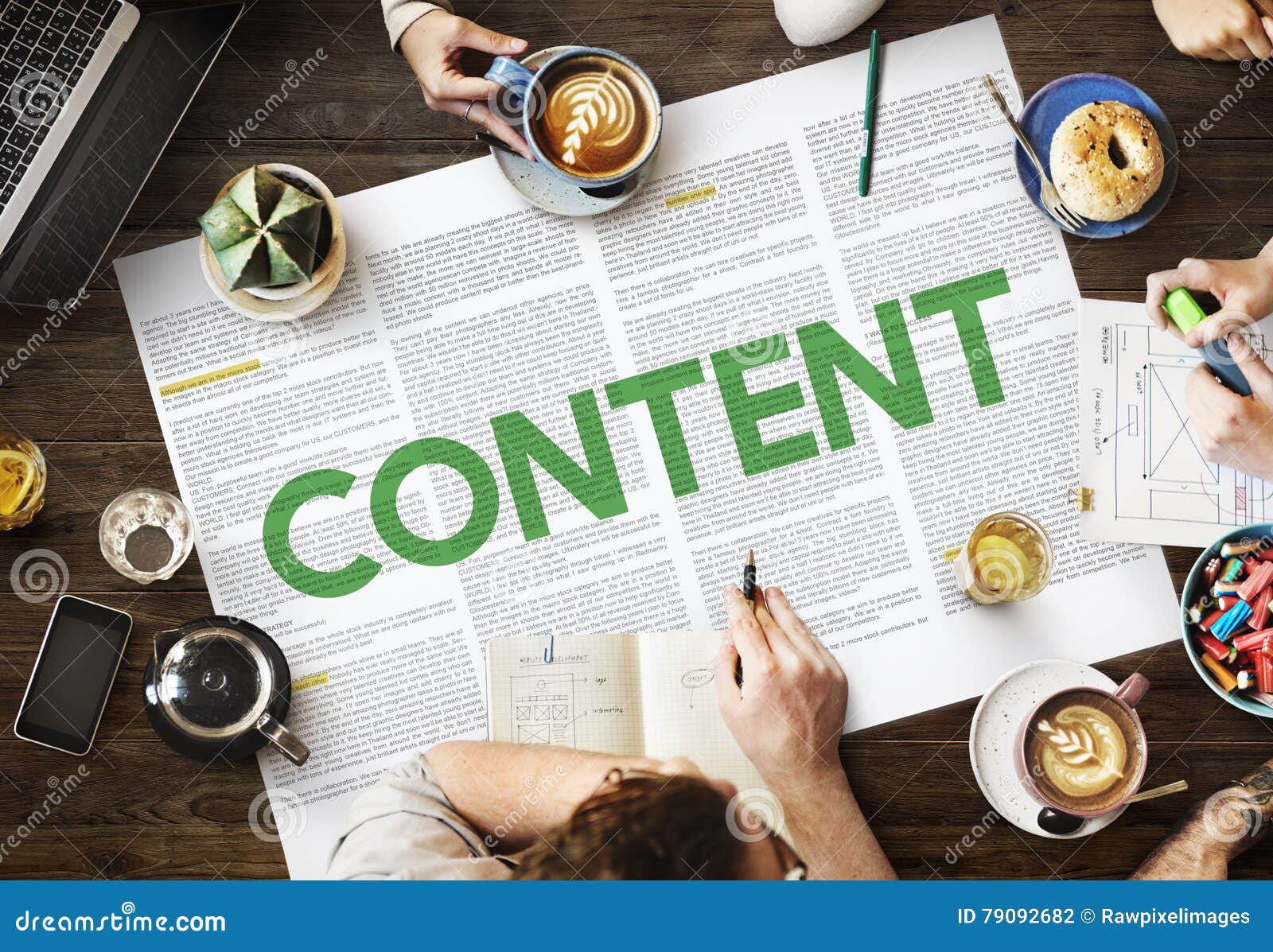 Content Data Internet Media Sharing Cheerful Concept Stock Photo ...