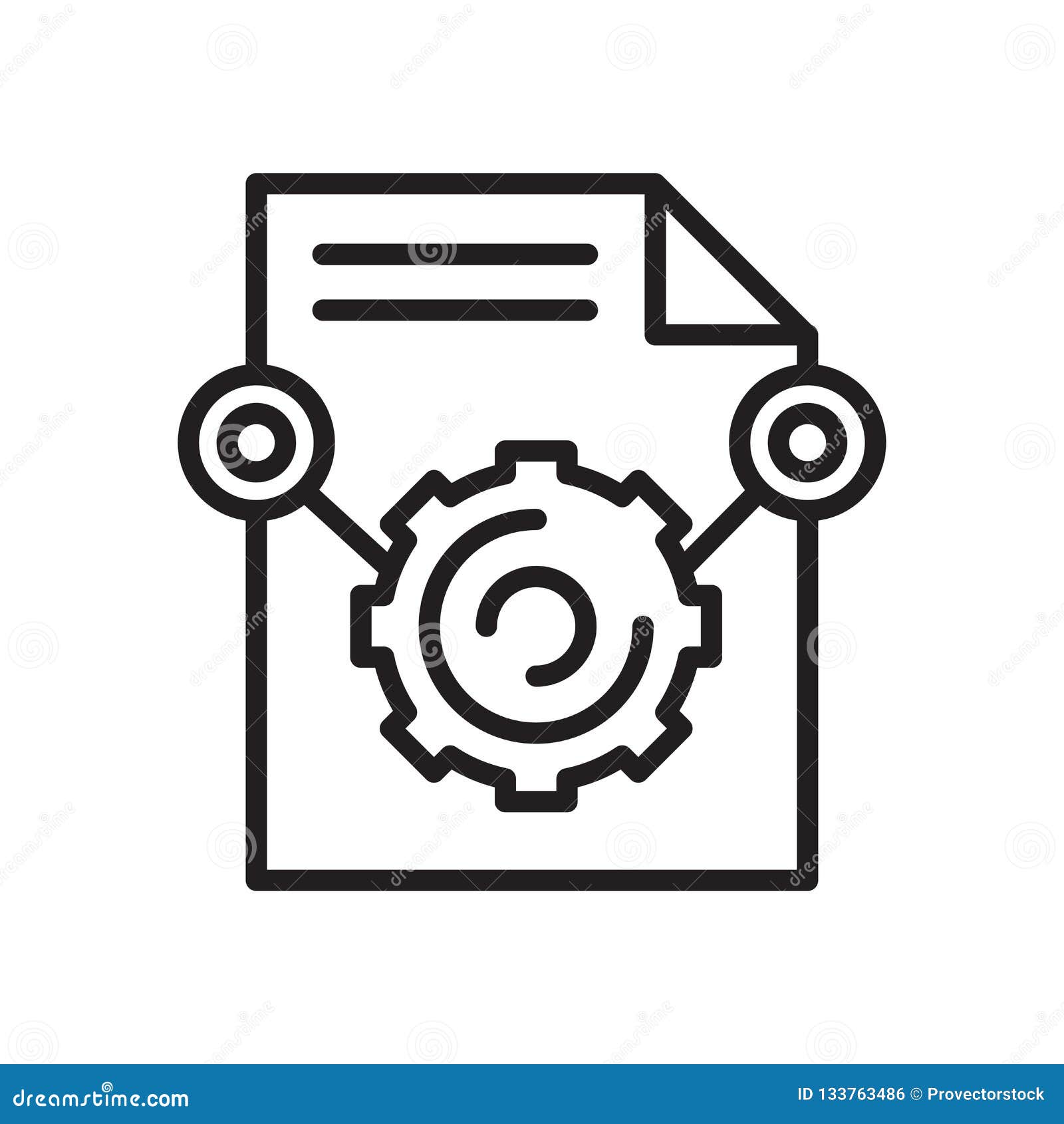 Content Icon Vector Sign and Symbol Isolated on White Background Stock ...