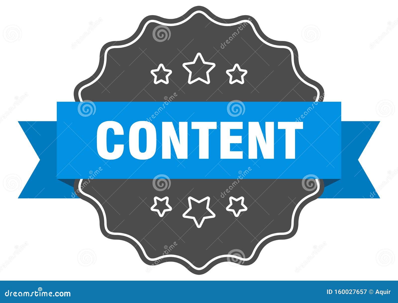 Content label stock vector. Illustration of peeler, stamp - 160027657