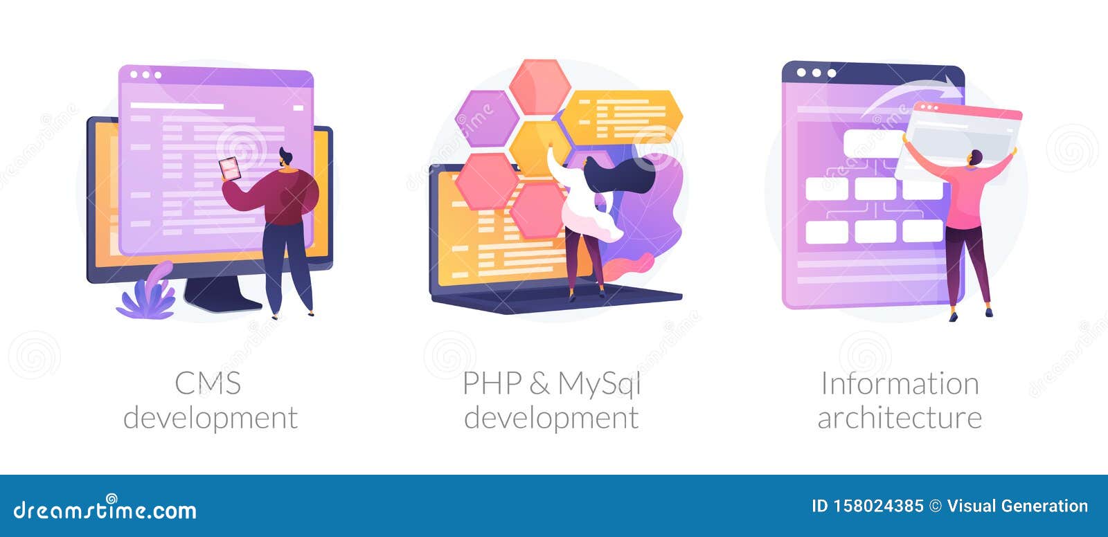 Backend Development Vector Concept Metaphors. Stock Vector ...