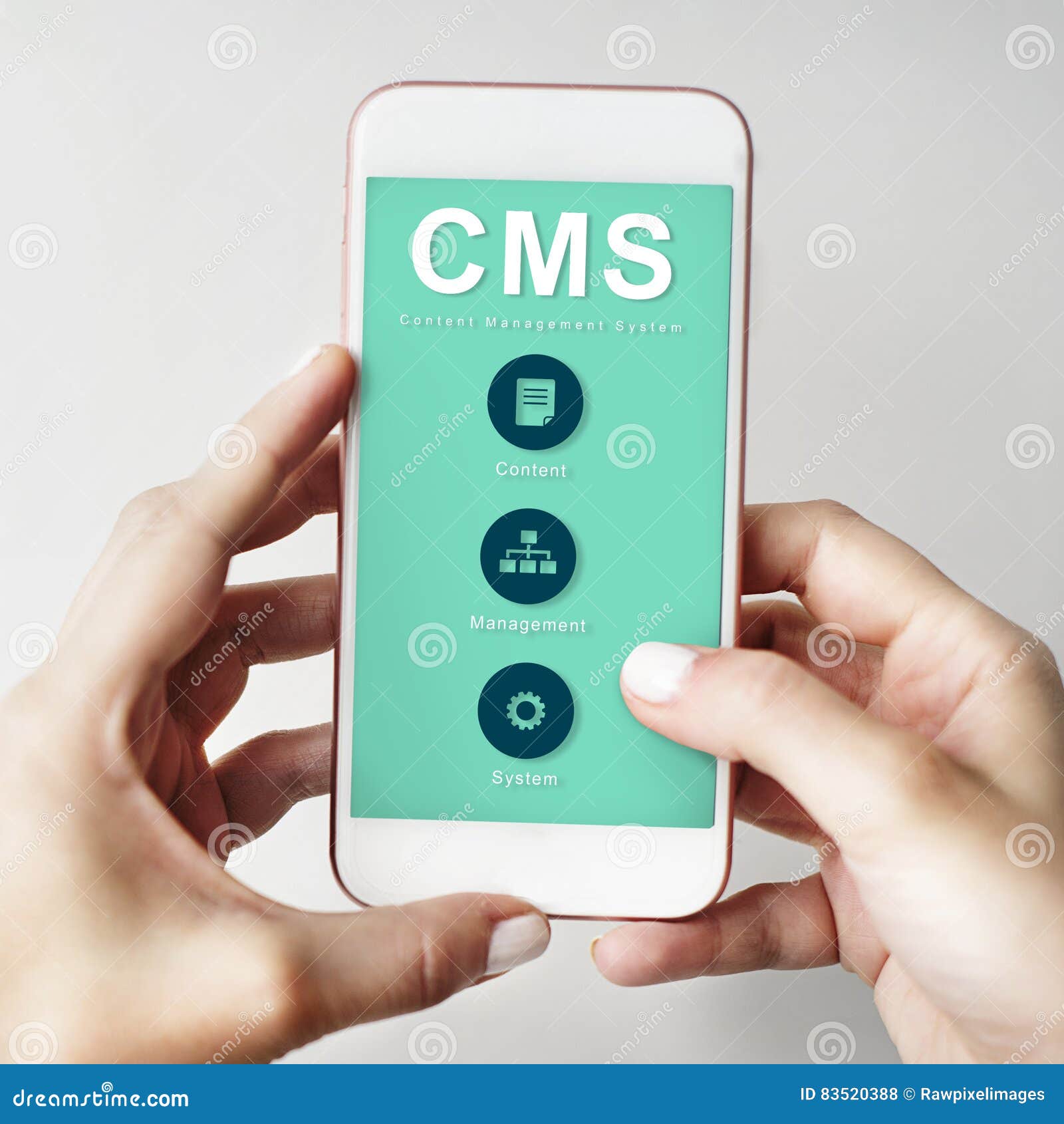 Content Management System Strategy CMS Concept Stock Photo - Image of ...