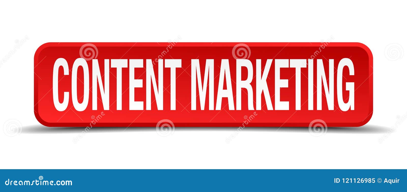 Content marketing button stock vector. Illustration of template - 121126985