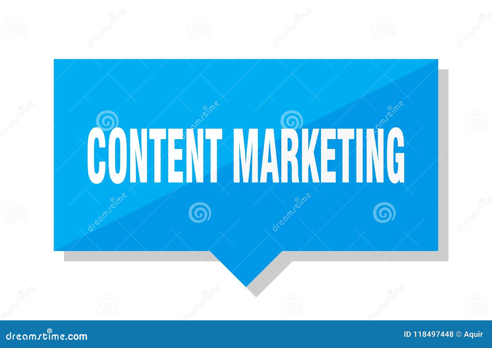 Content Marketing Price Tag Stock Vector - Illustration of insignia ...