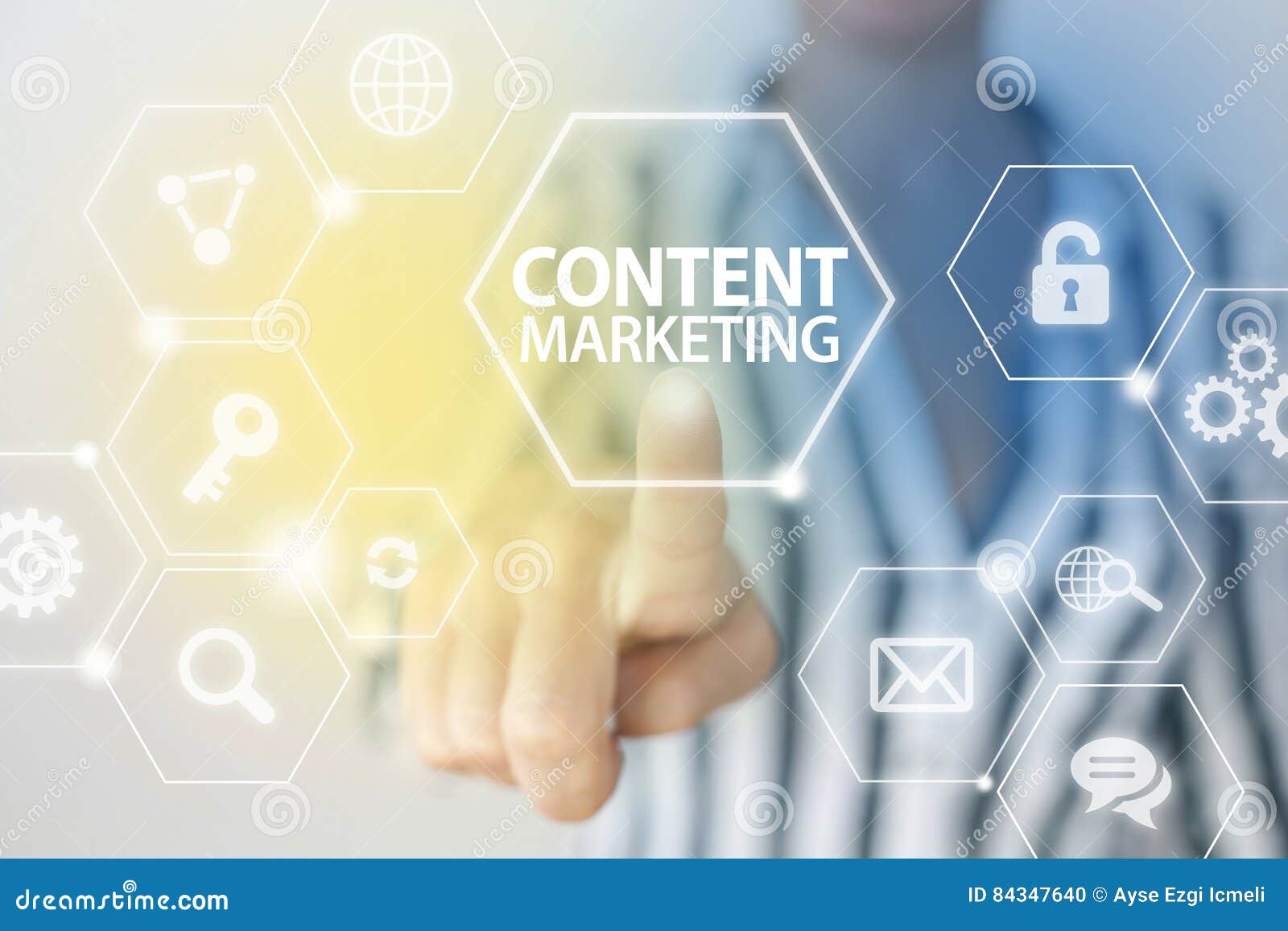 Content marketing stock photo. Image of commercial, link - 84347640