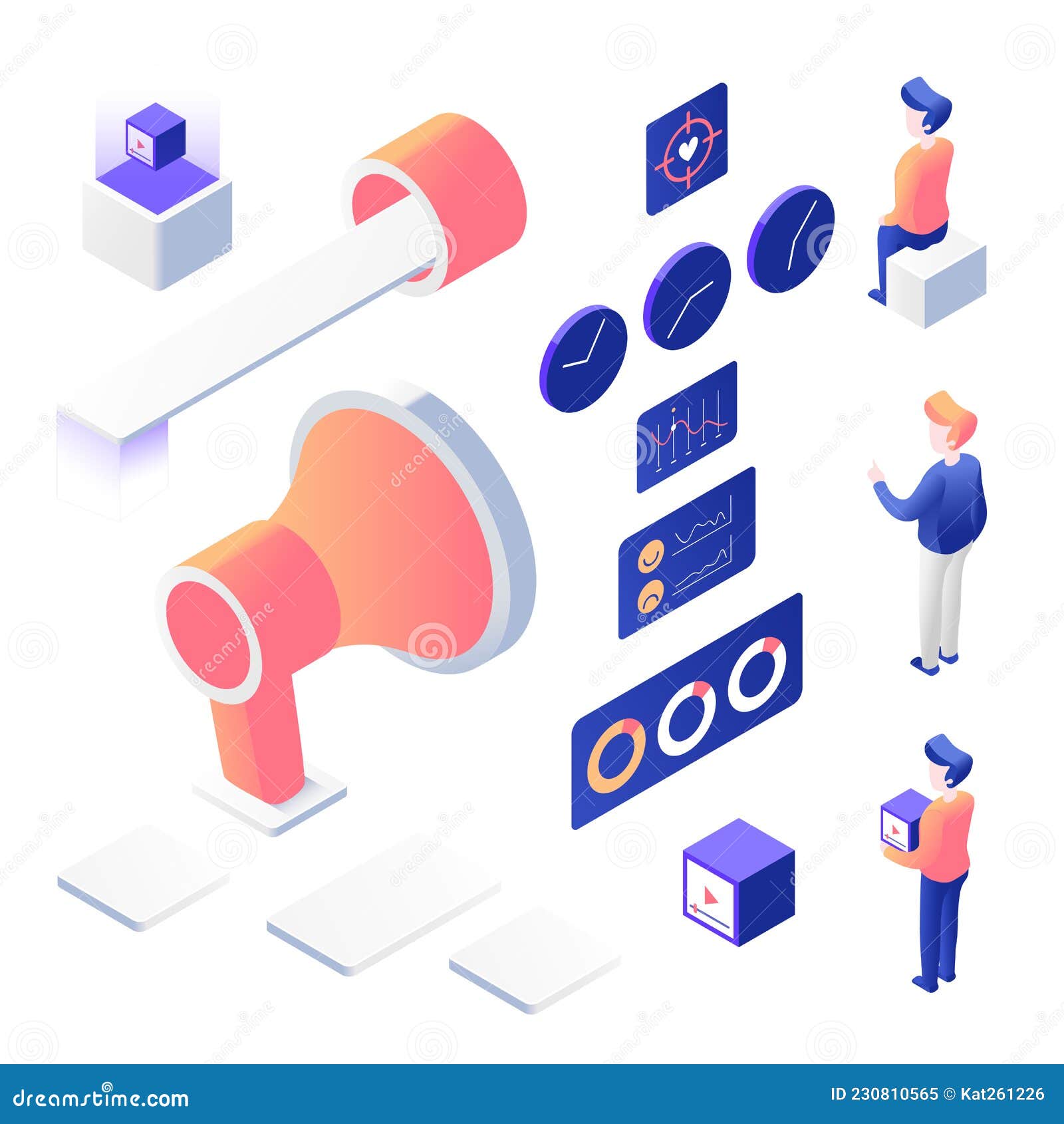 Content and News Creation, Vector Isometry, Isometric Constructor, You ...