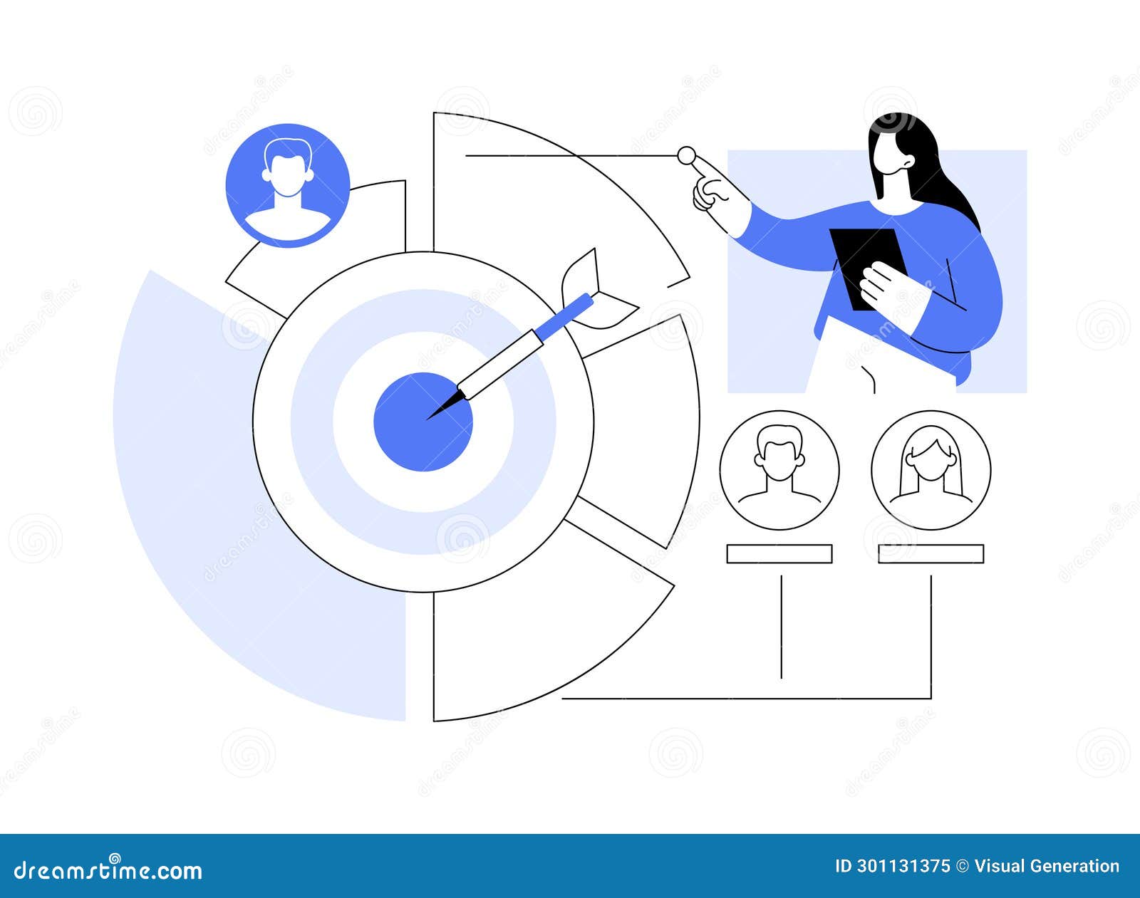 Content Recommendations Isolated Cartoon Vector Illustrations. Stock ...