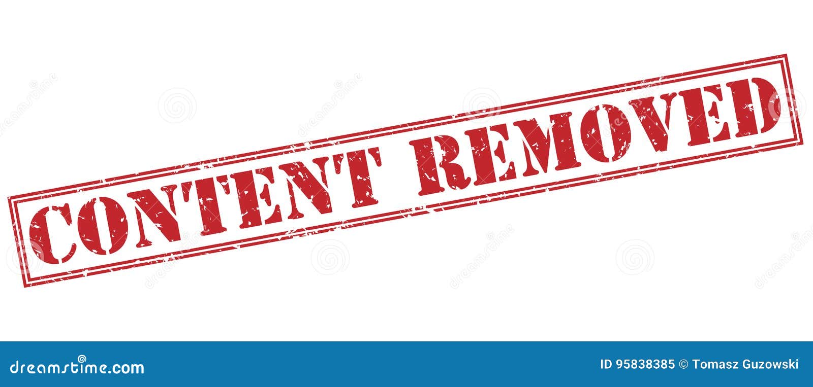 Content Removed Rubber Stamp Vector Illustration | CartoonDealer.com ...