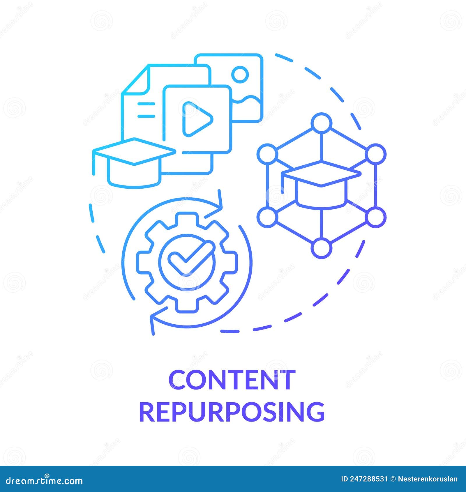 Repurposing Line Icons Collection. Upcycling, Conversion, Reuse ...