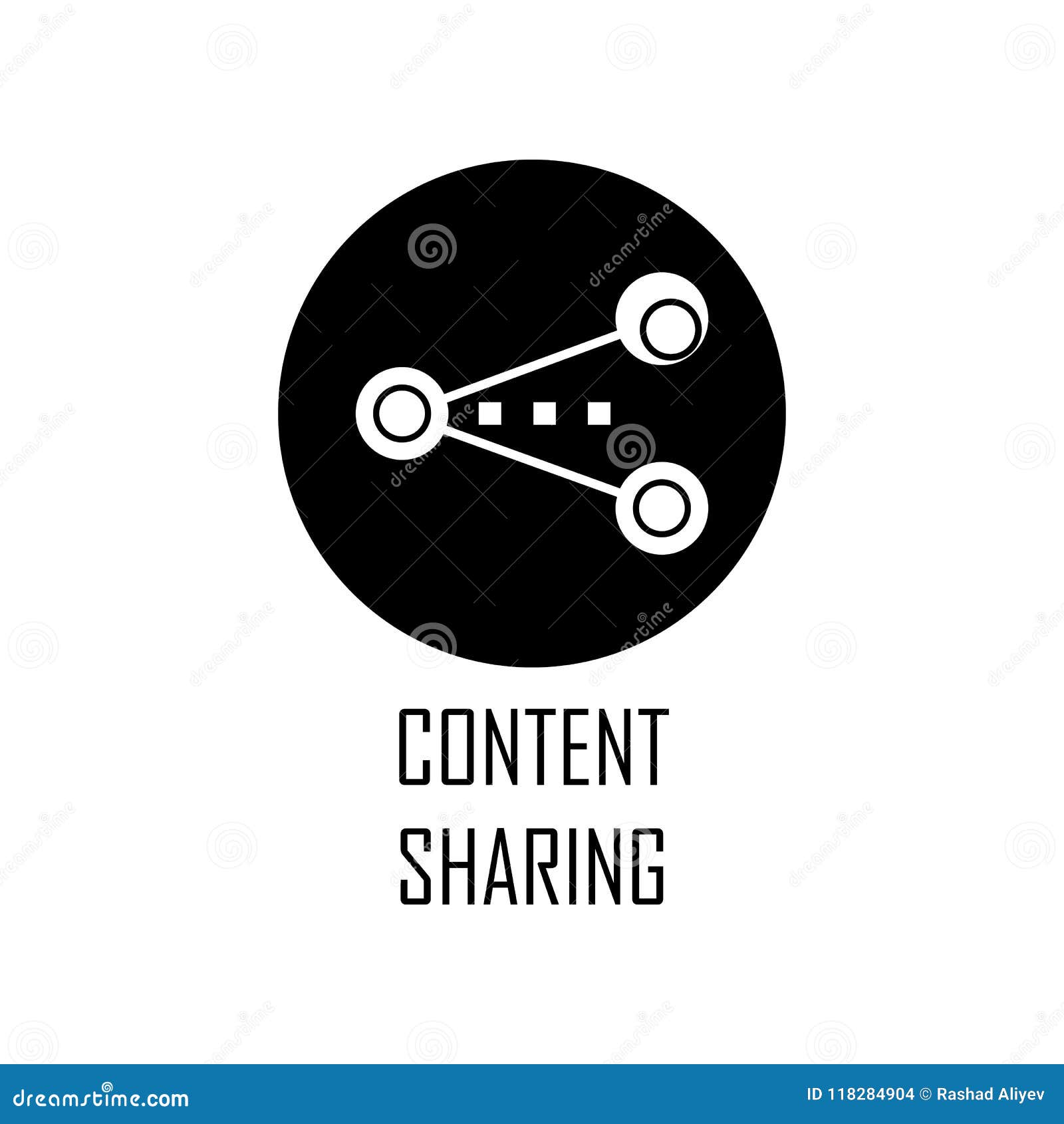 Content Sharing Icon. Element of Web Development for Mobile Concept and ...