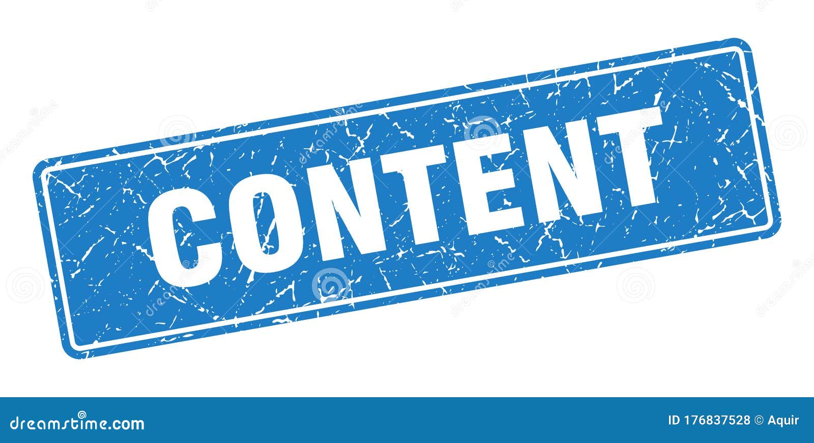 Content Sign. Content Grunge Stamp Stock Vector - Illustration of white ...