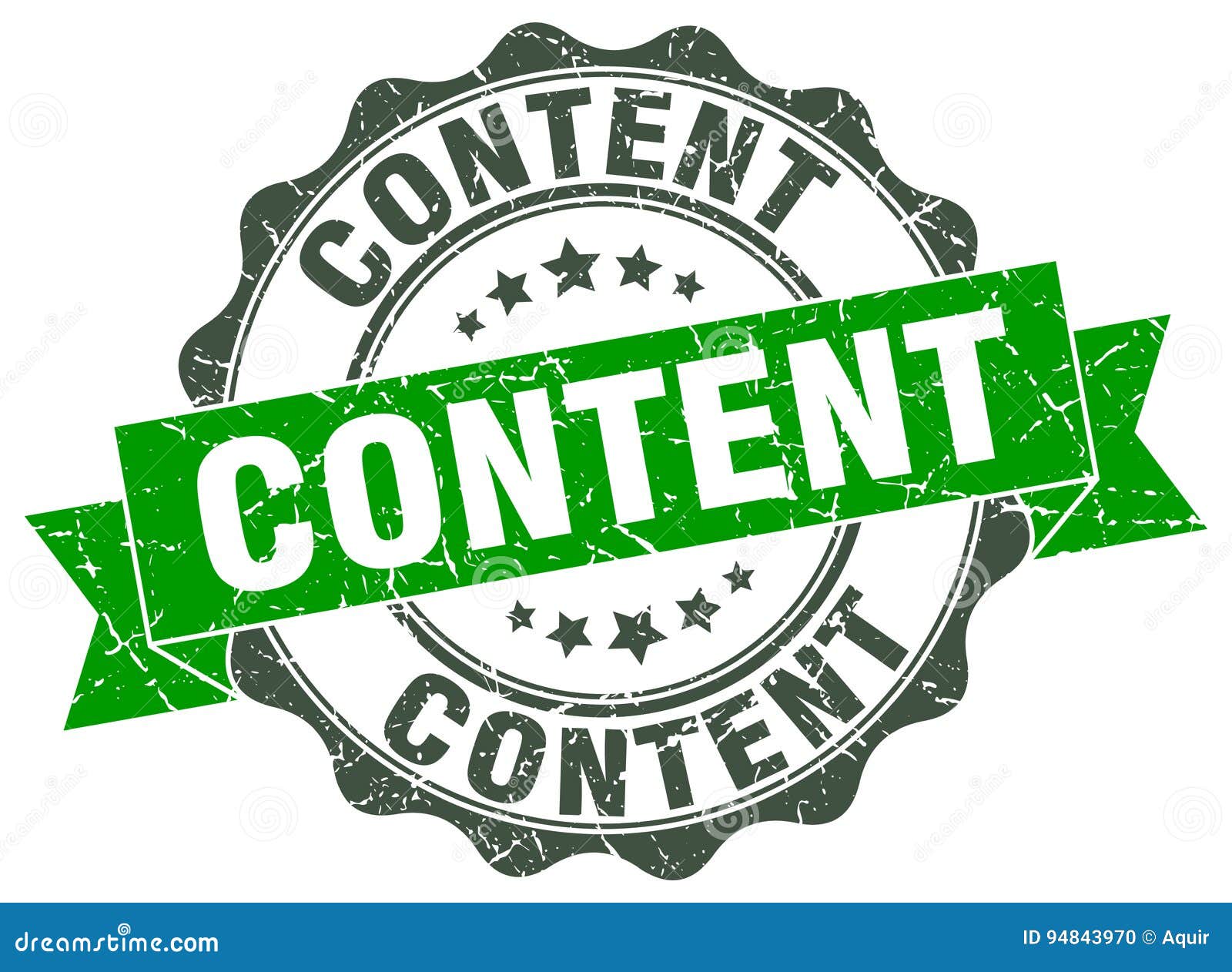 Content stamp. sign. seal stock vector. Illustration of rubber - 94843970