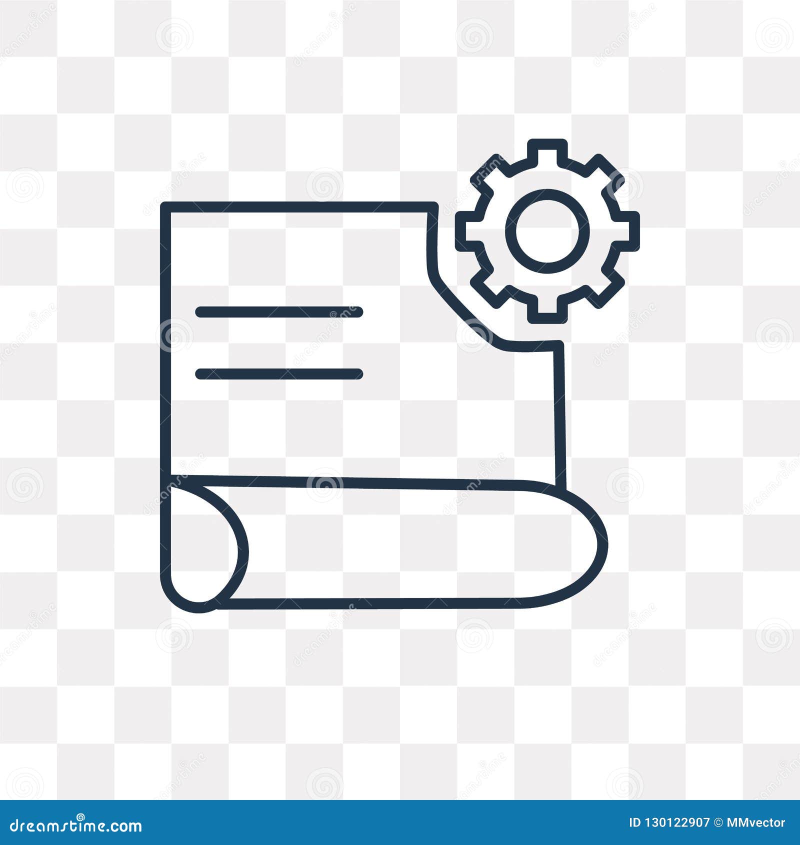 Content Vector Icon Isolated on Transparent Background, Linear C Stock ...