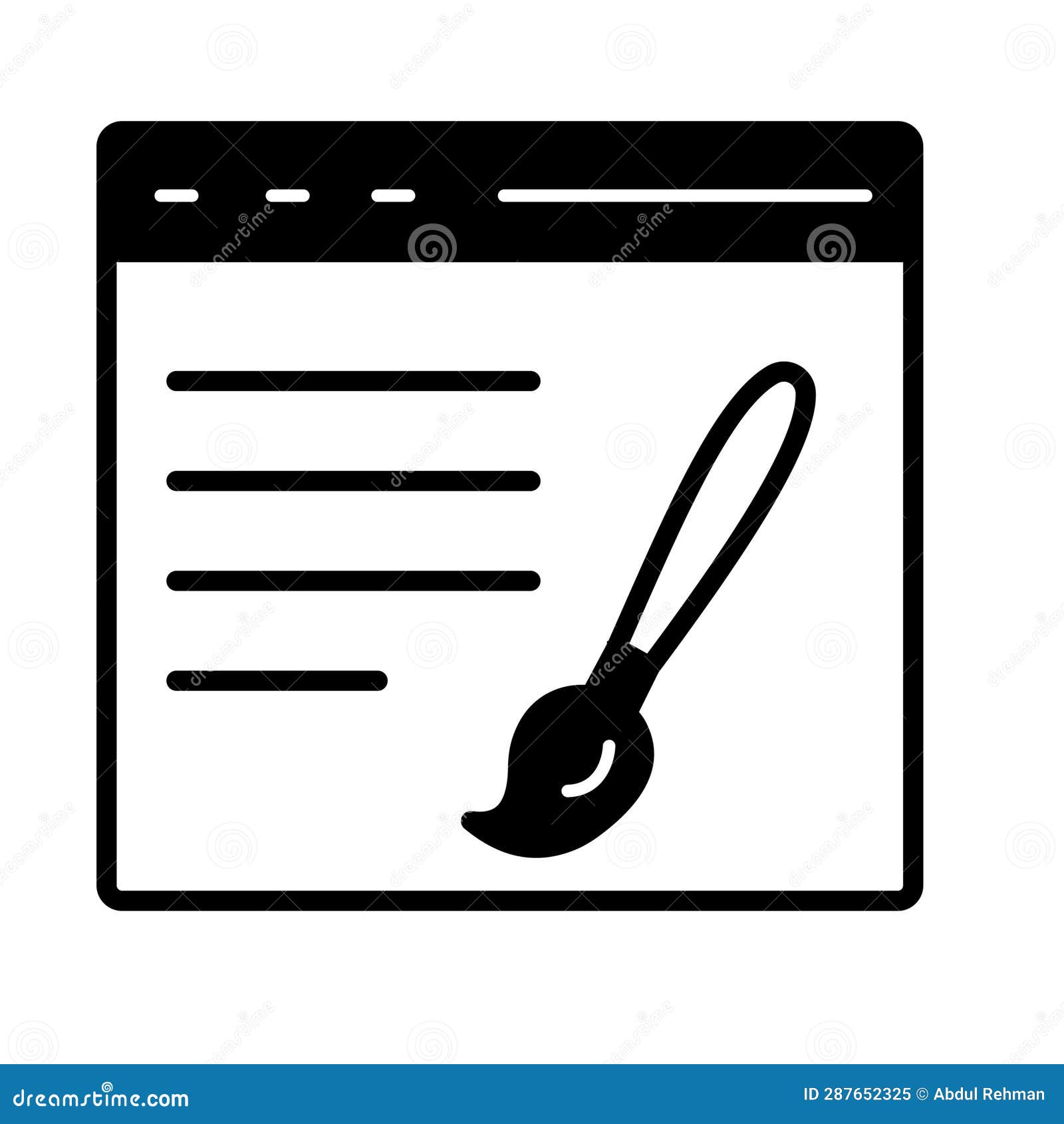 Content Vector Icon Which Can Easily Modify or Edit . Stock Vector ...