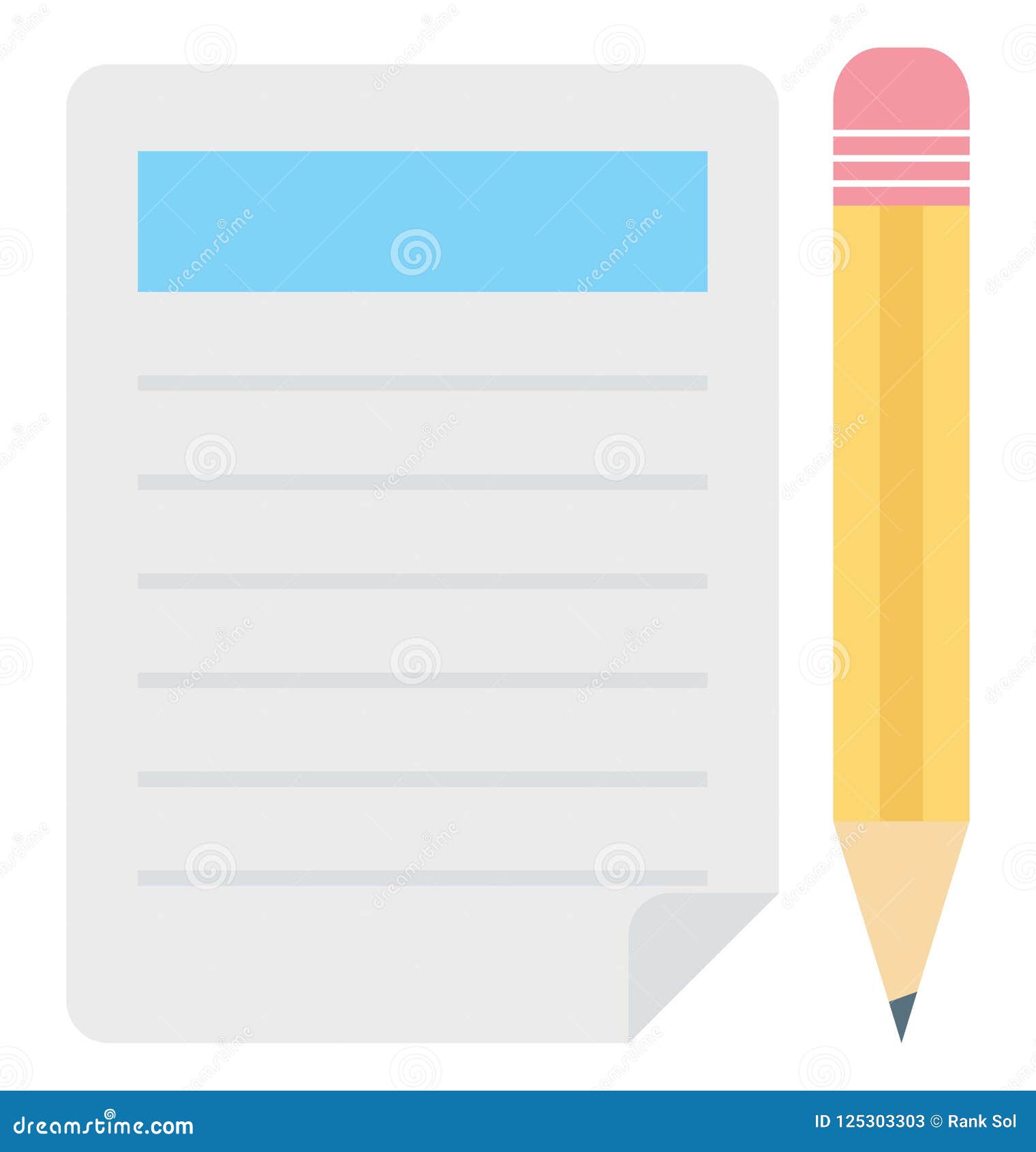 Content Writing, Creative Writing Vector Icon Editable Stock Vector ...