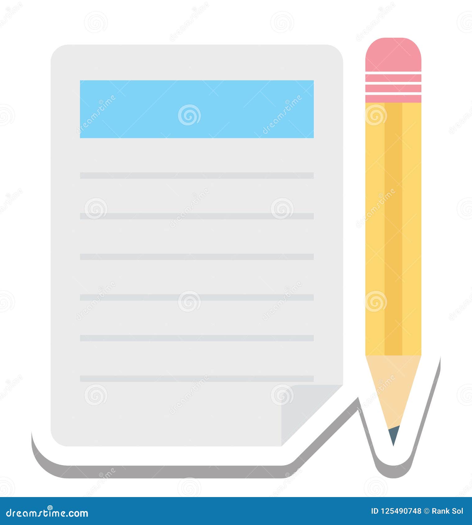 Content Writing, Creative Writing Vector Icon Editable Stock Vector ...