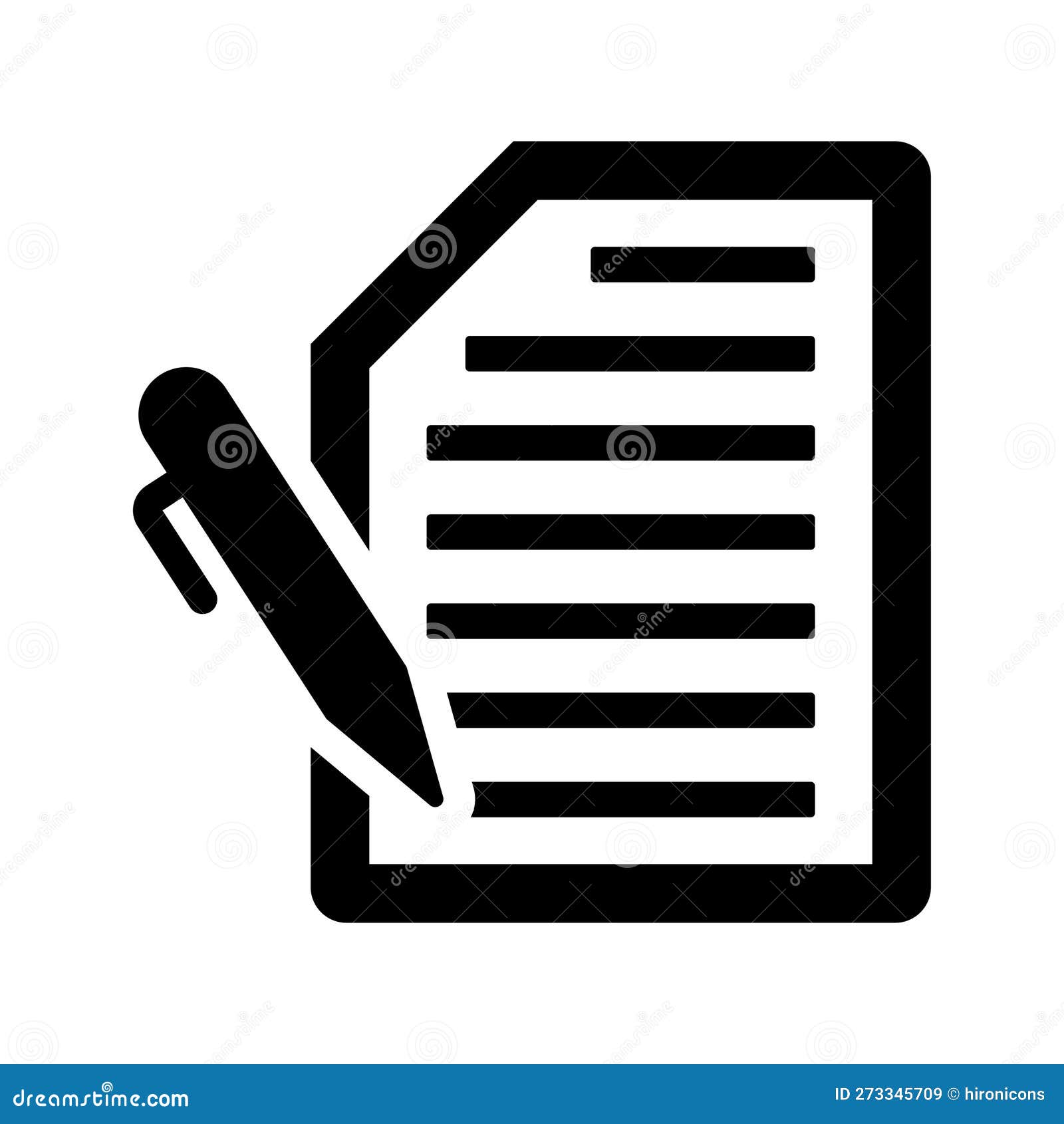 Content Writing icon stock illustration. Illustration of symbol - 273345709