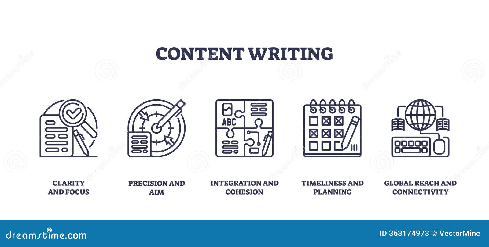 Content Writing Colorful Circle Stripes Royalty-Free Stock Photo | CartoonDealer.com #47188479