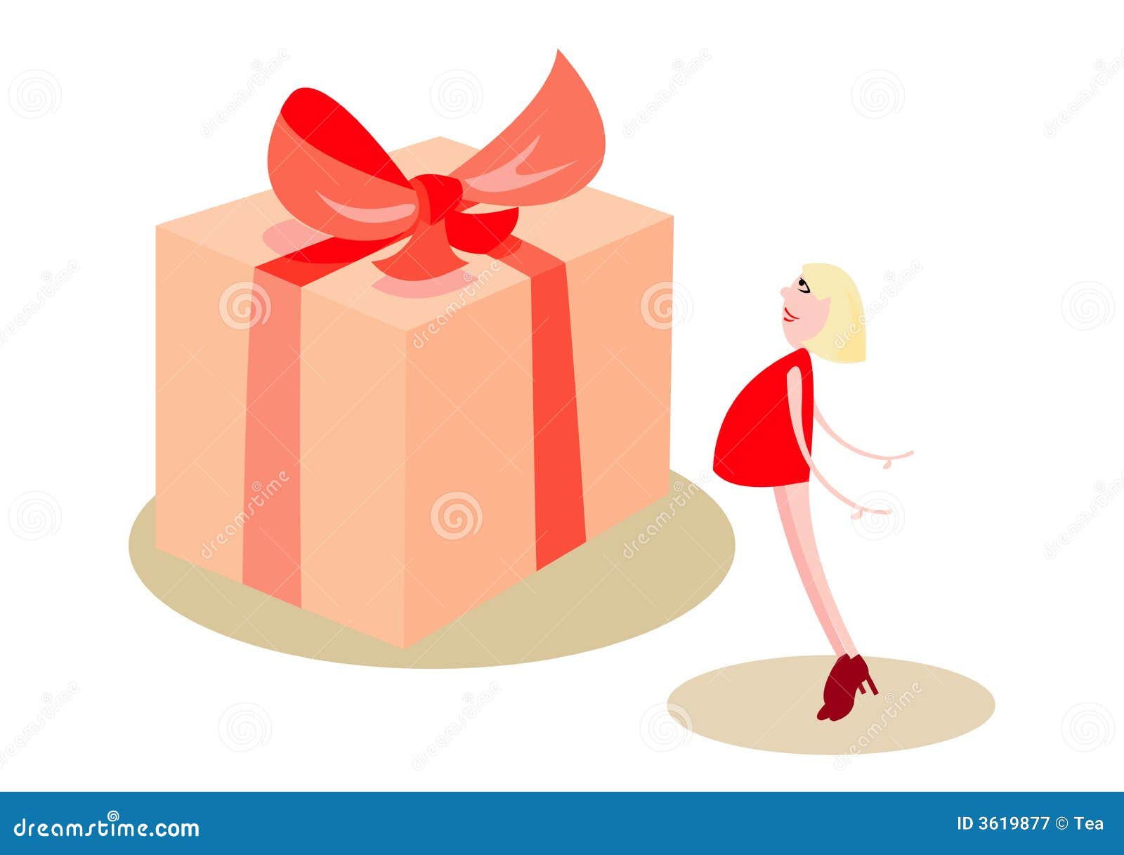 Contente ilustração do vetor. Ilustração de caixa, retrato - 3619877