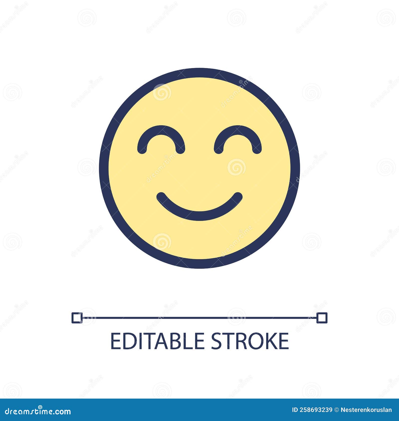 Contented Emoji Pixel Perfect RGB Color Ui Icon Stock Vector ... Contented Emoji Pixel Perfect RGB Color Ui Icon Stock Vector ...