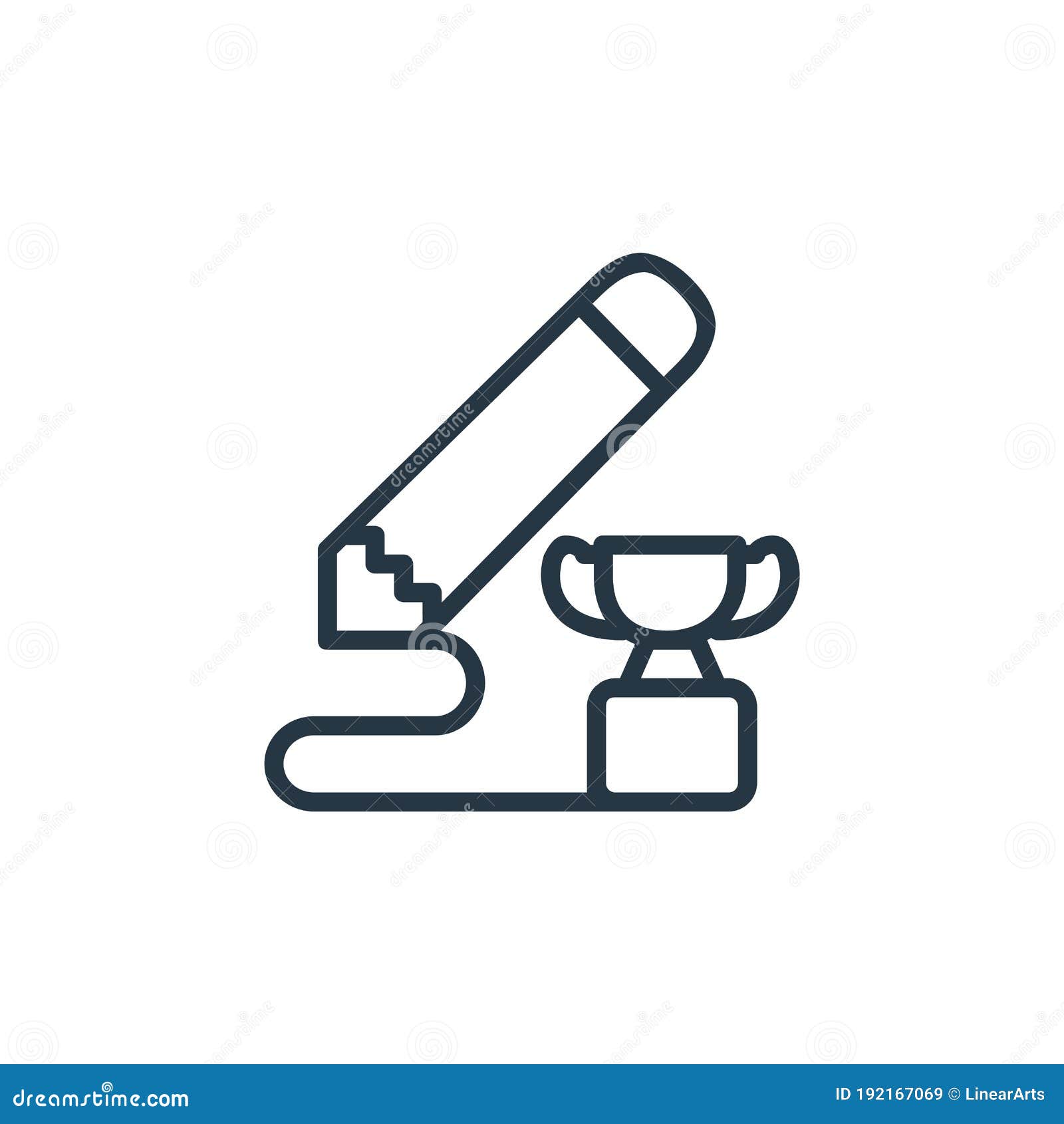 Contest Icon Vector from Online Learning Part Line Concept. Thin Line ...