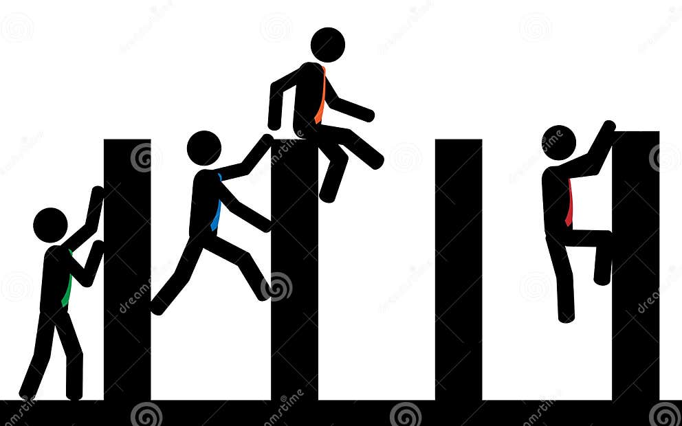 Contest stock vector. Illustration of pictogram, jump - 43659493