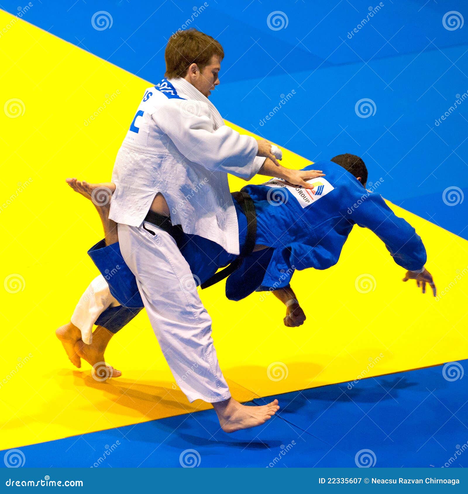 Contestants Participate in the Judo World Cup Men Editorial Photography ...