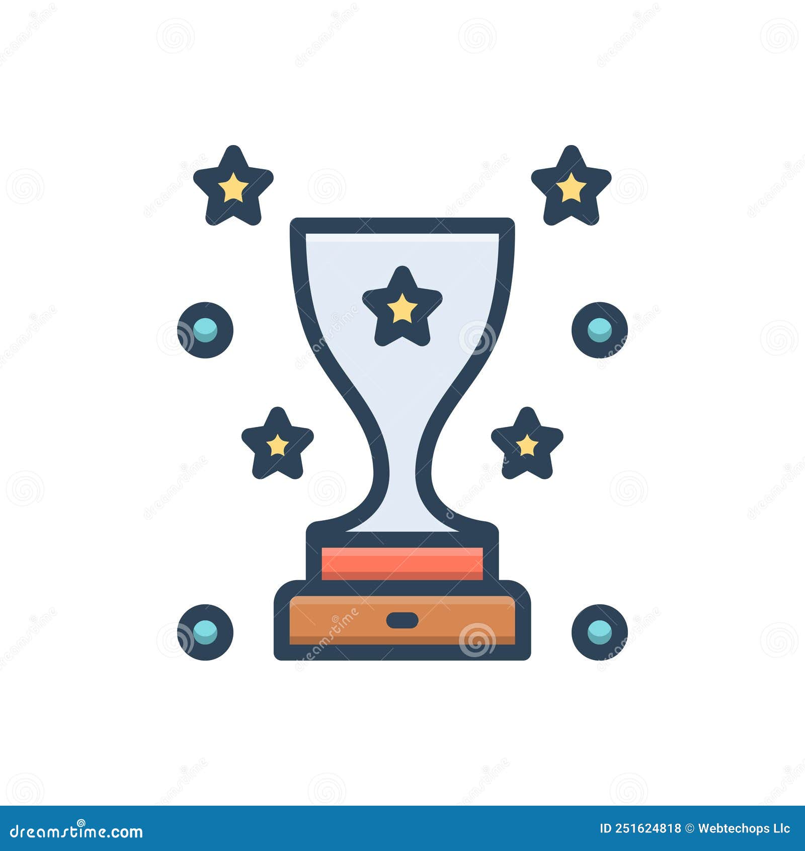 Color Illustration Icon for Contests, Competition and Tournament Stock ...