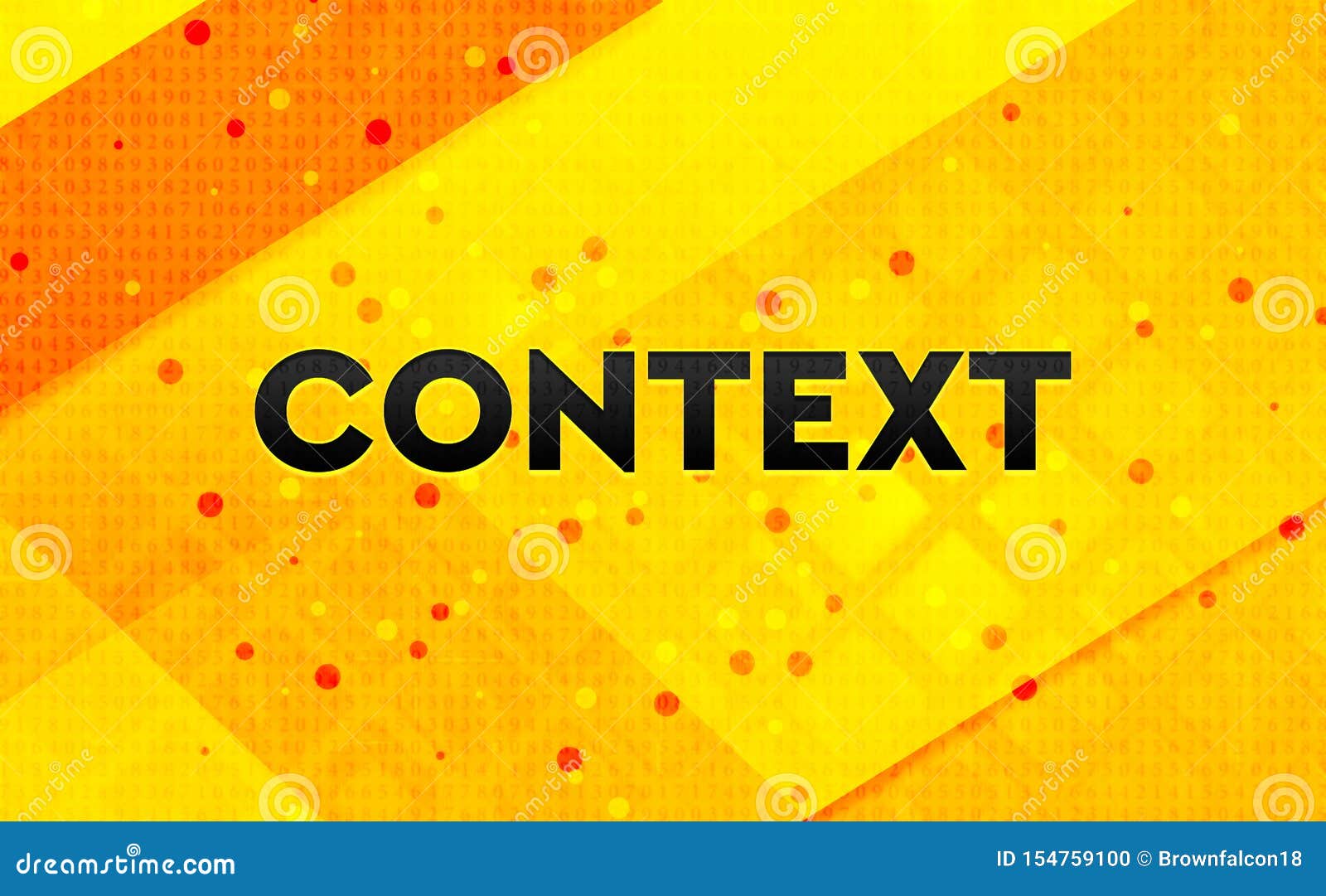 Context Abstract Digital Banner Yellow Background Stock Illustration ...