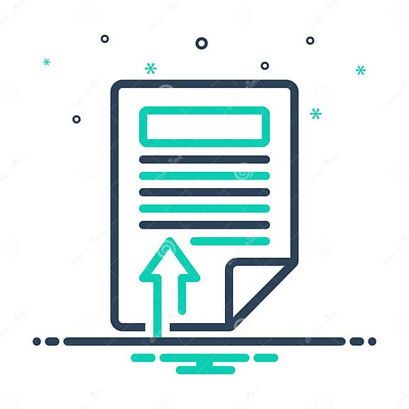 Mix Icon for Context, Theme and Topic Stock Illustration - Illustration ...