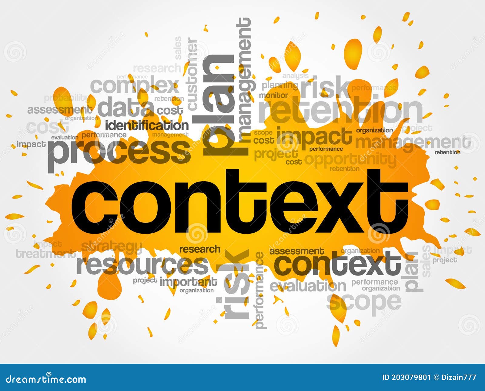 Context word cloud stock illustration. Illustration of bank - 203079801