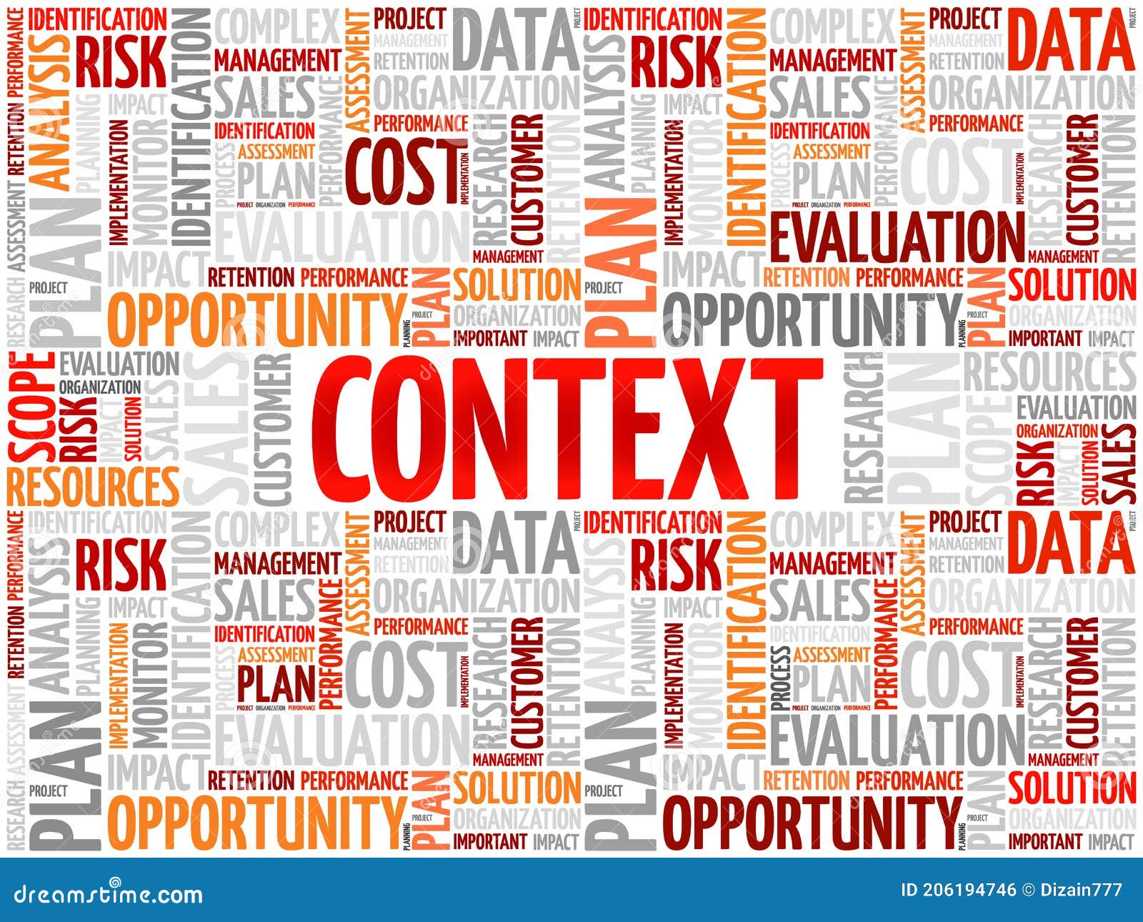 Context Word Cloud Collage Royalty-Free Stock Image | CartoonDealer.com ...