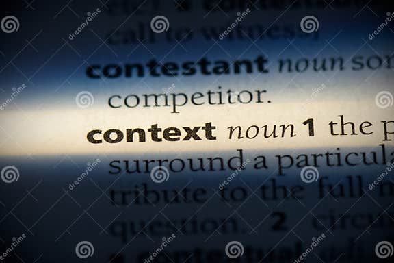 Context stock image. Image of page, paper, etymology - 161577793