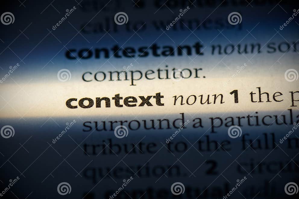 Context stock image. Image of page, paper, etymology - 161577793