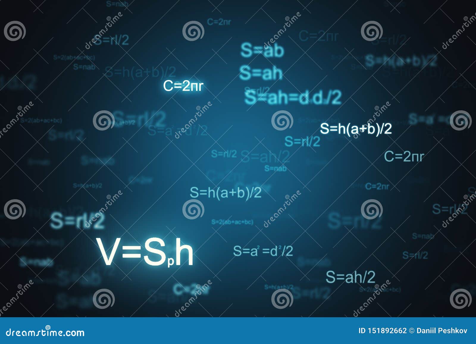 Contexte lumineux de maths illustration stock. Illustration du éducation - 151892662