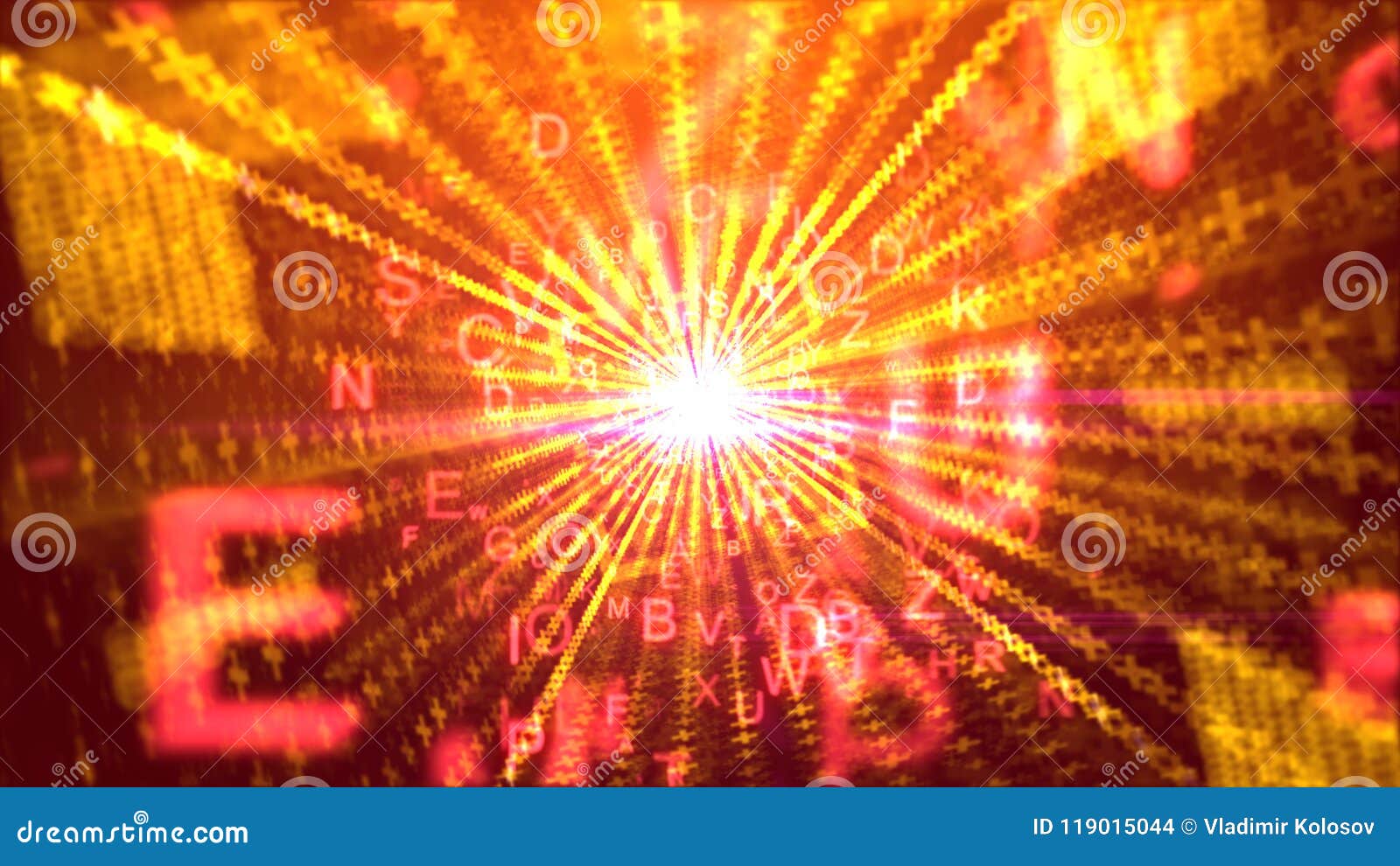 Contexto Abstracto De Los Rayos De Letras Amarillas Stock de ...