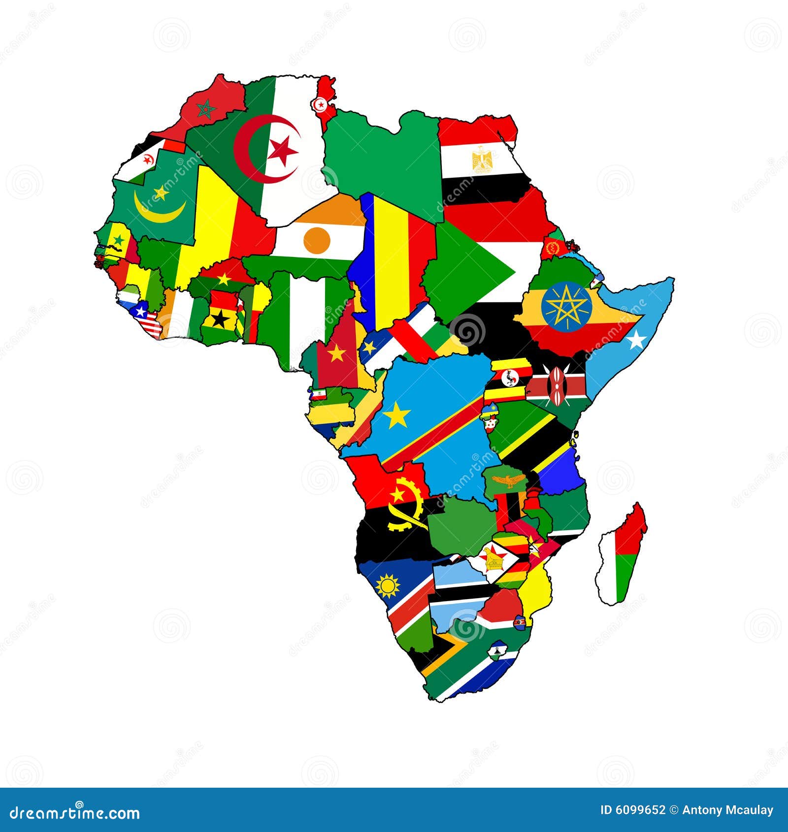 Continent de l'Afrique illustration stock. Illustration du mondial ...