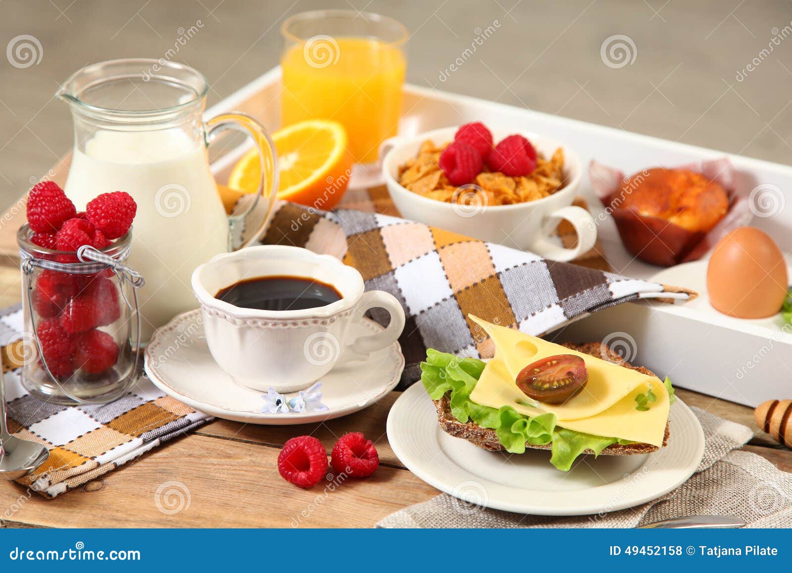 Continental breakfast stock photo. Image of continental - 49452158