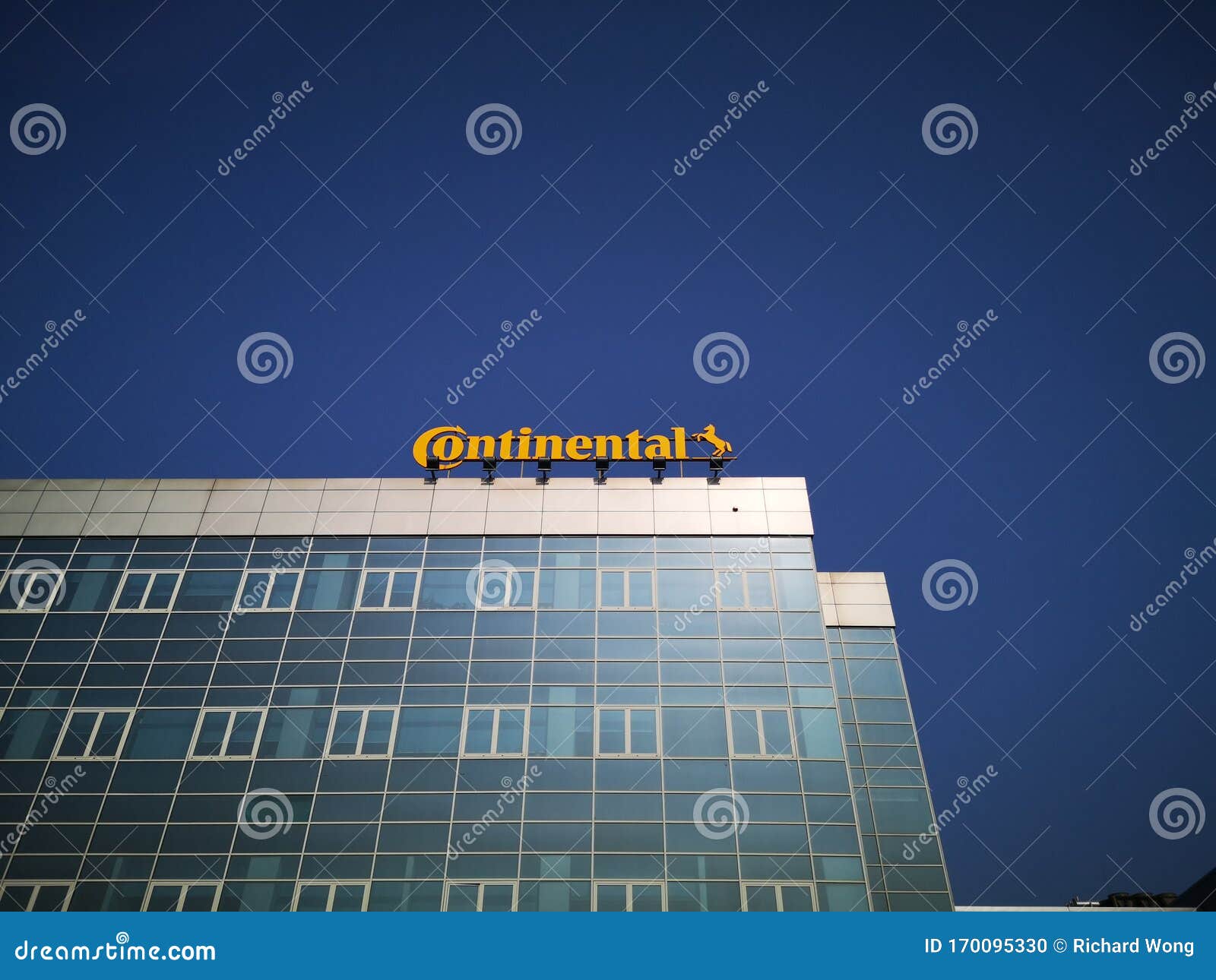 The Continental Logo Under the Blue Sky Editorial Image - Image of ...