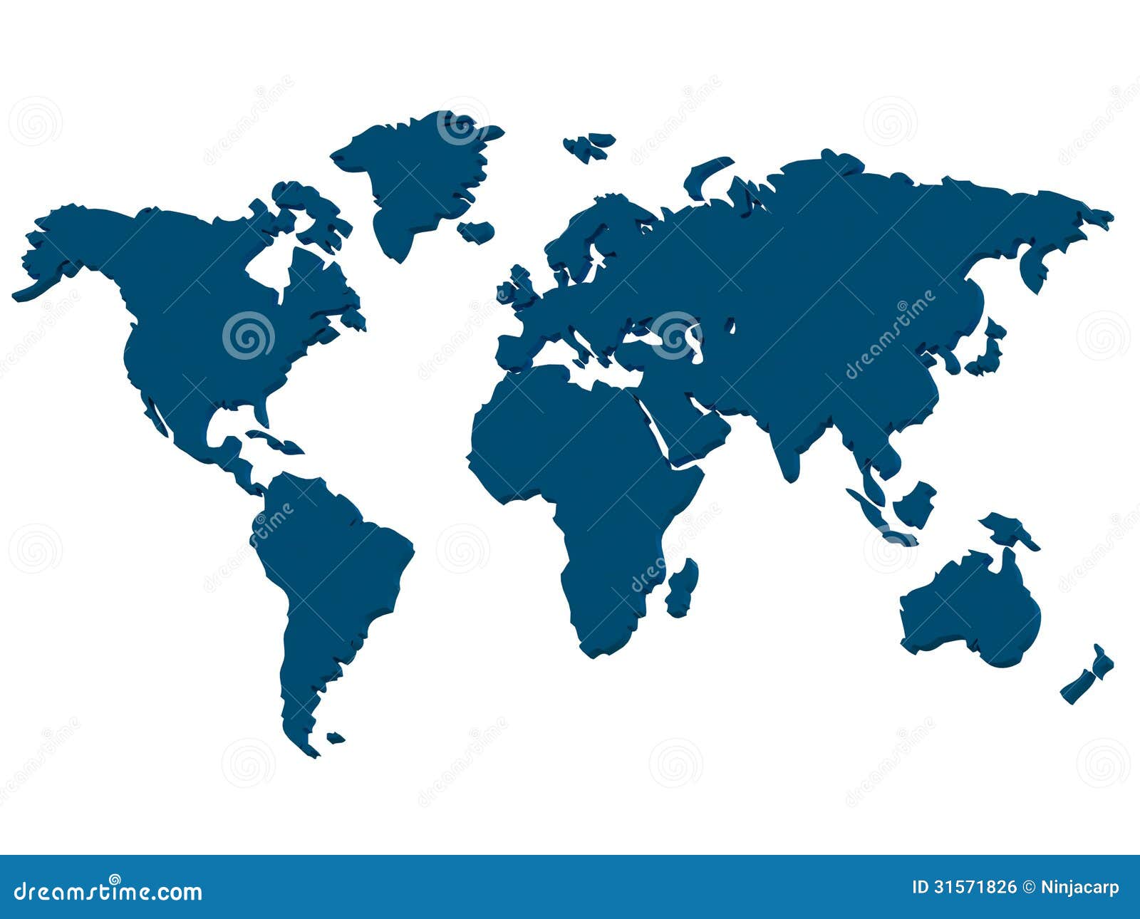 Continenten stock illustratie. Illustration of beeld - 31571826
