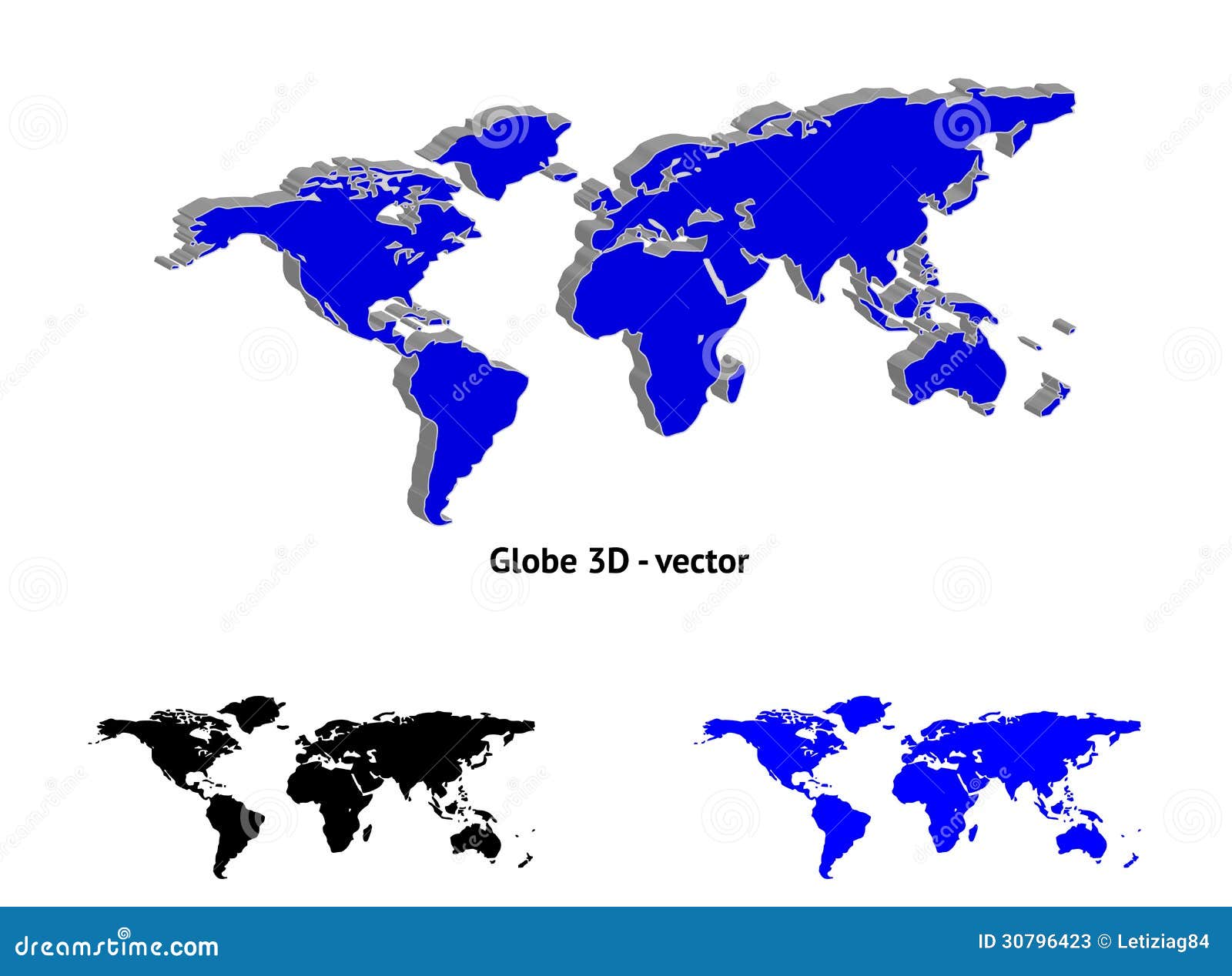 Continents stock vector. Illustration of america, country - 30796423