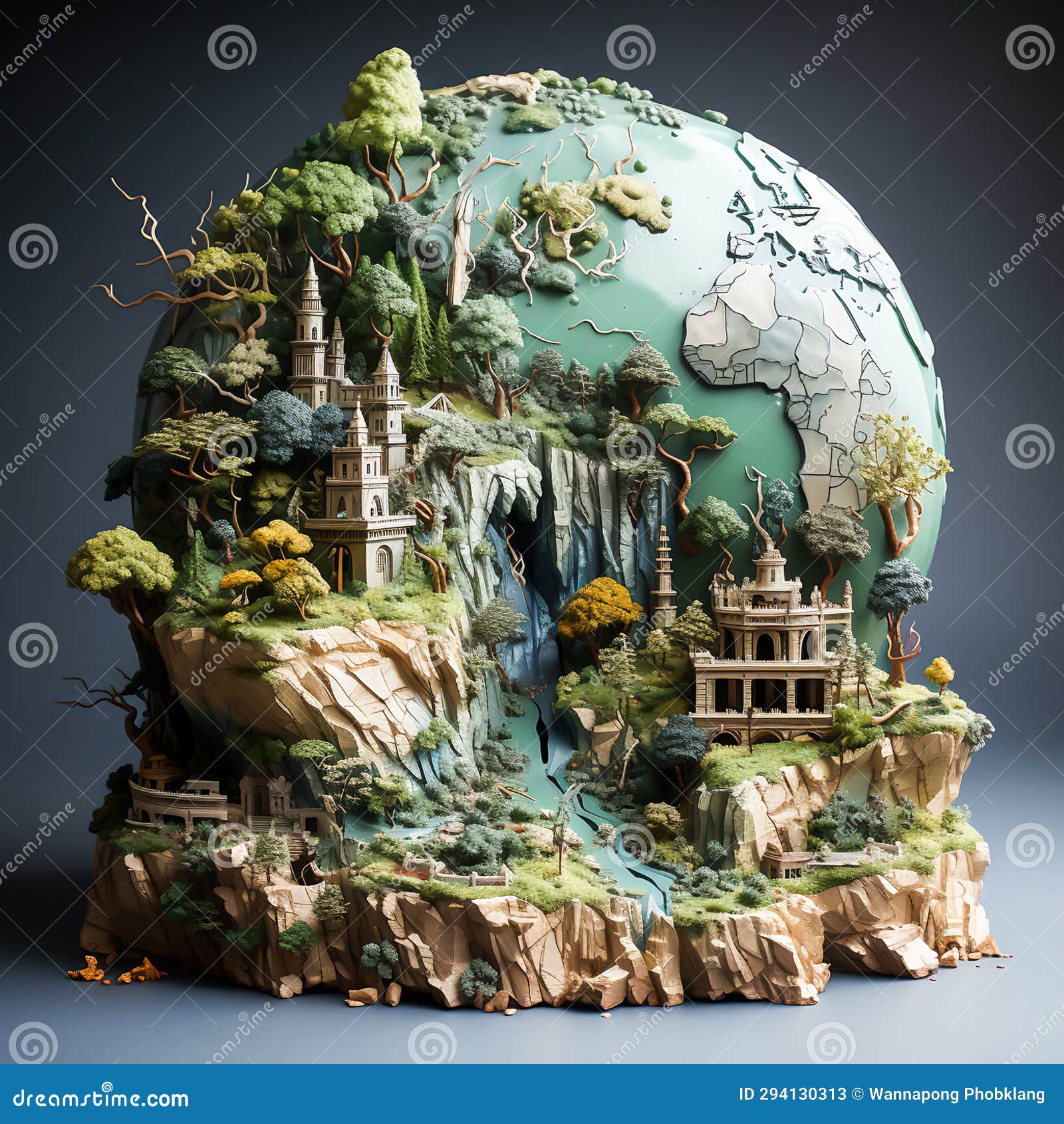 Fantasy World Map Embark on Mystical Journeys in Imaginary Lands ...