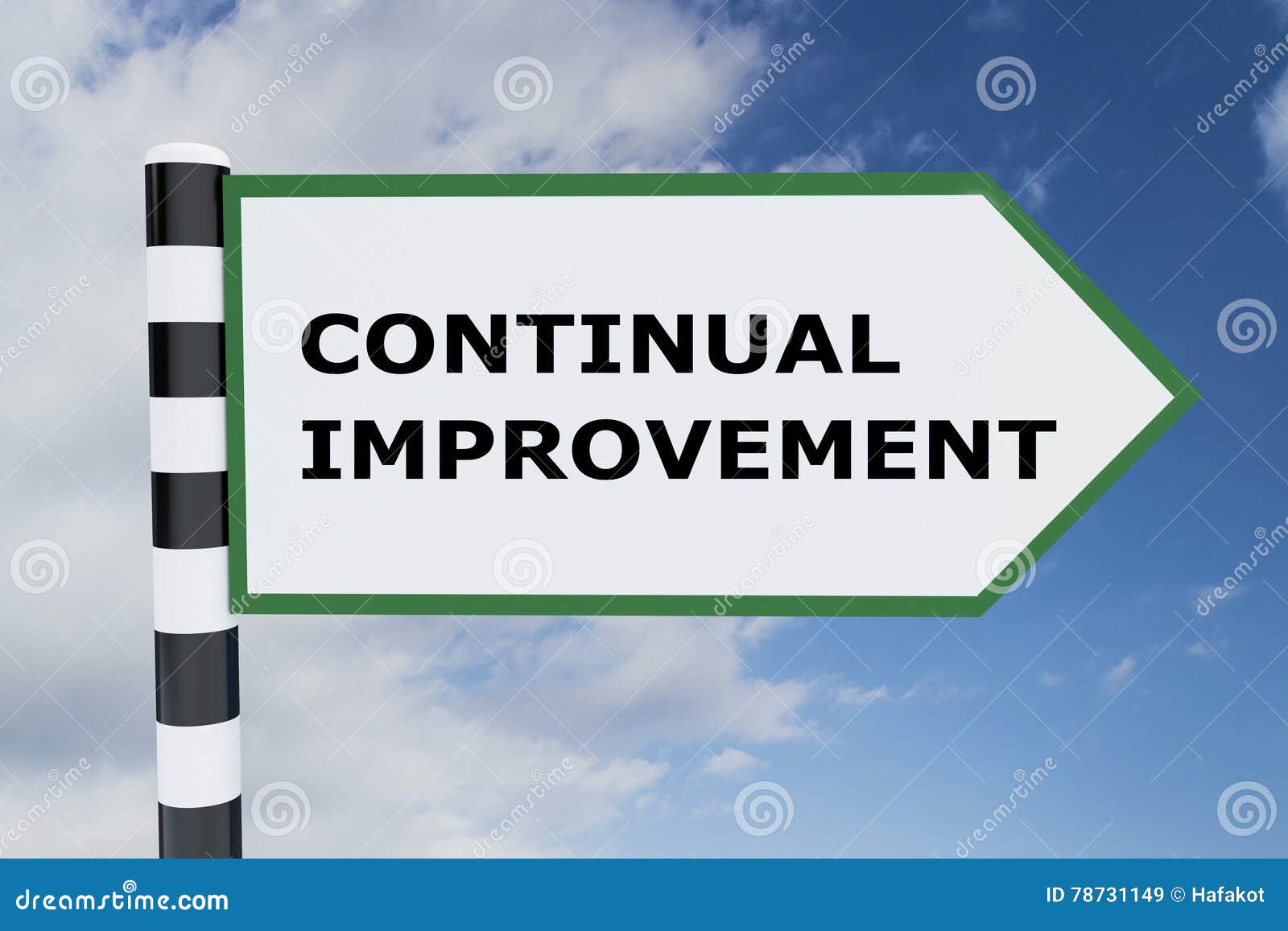 Continual Improvement Concept Stock Illustration - Illustration of ...